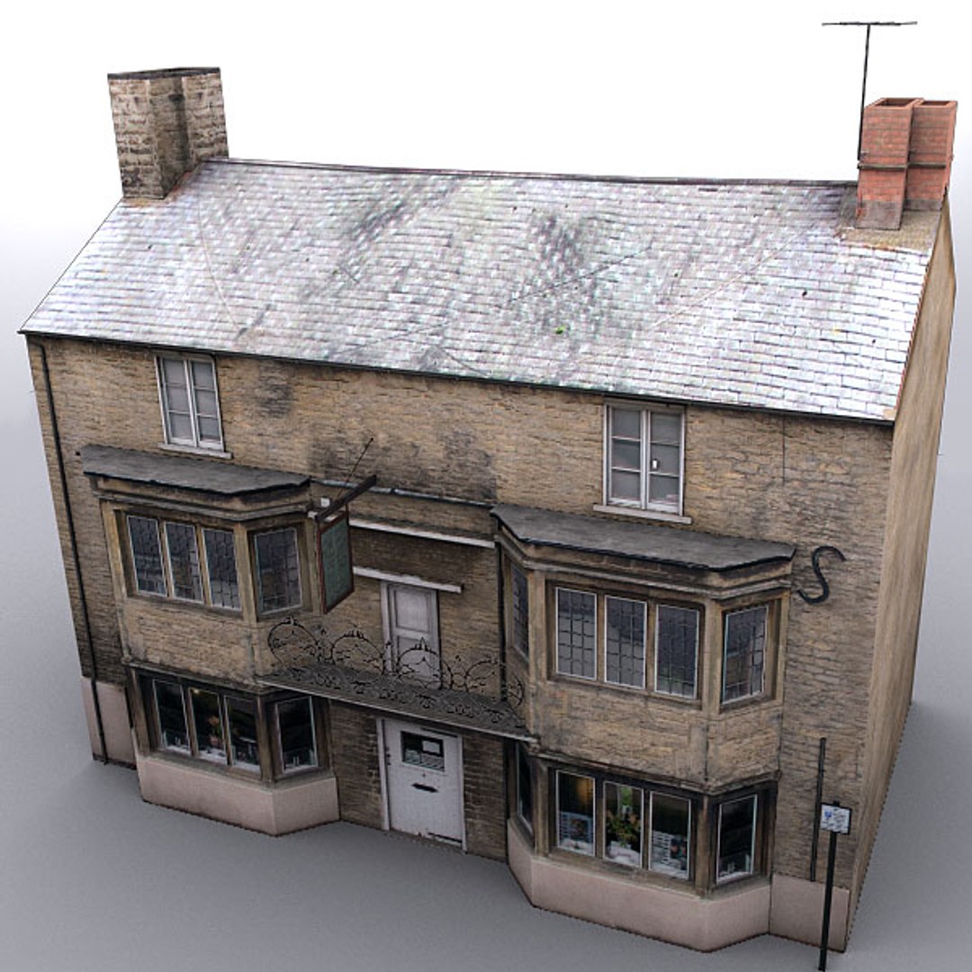 3d Model Realistic Old House