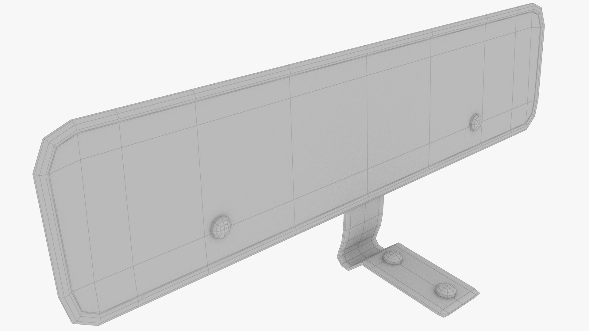 Retro Car License Plate V1 3D Model - TurboSquid 2030794