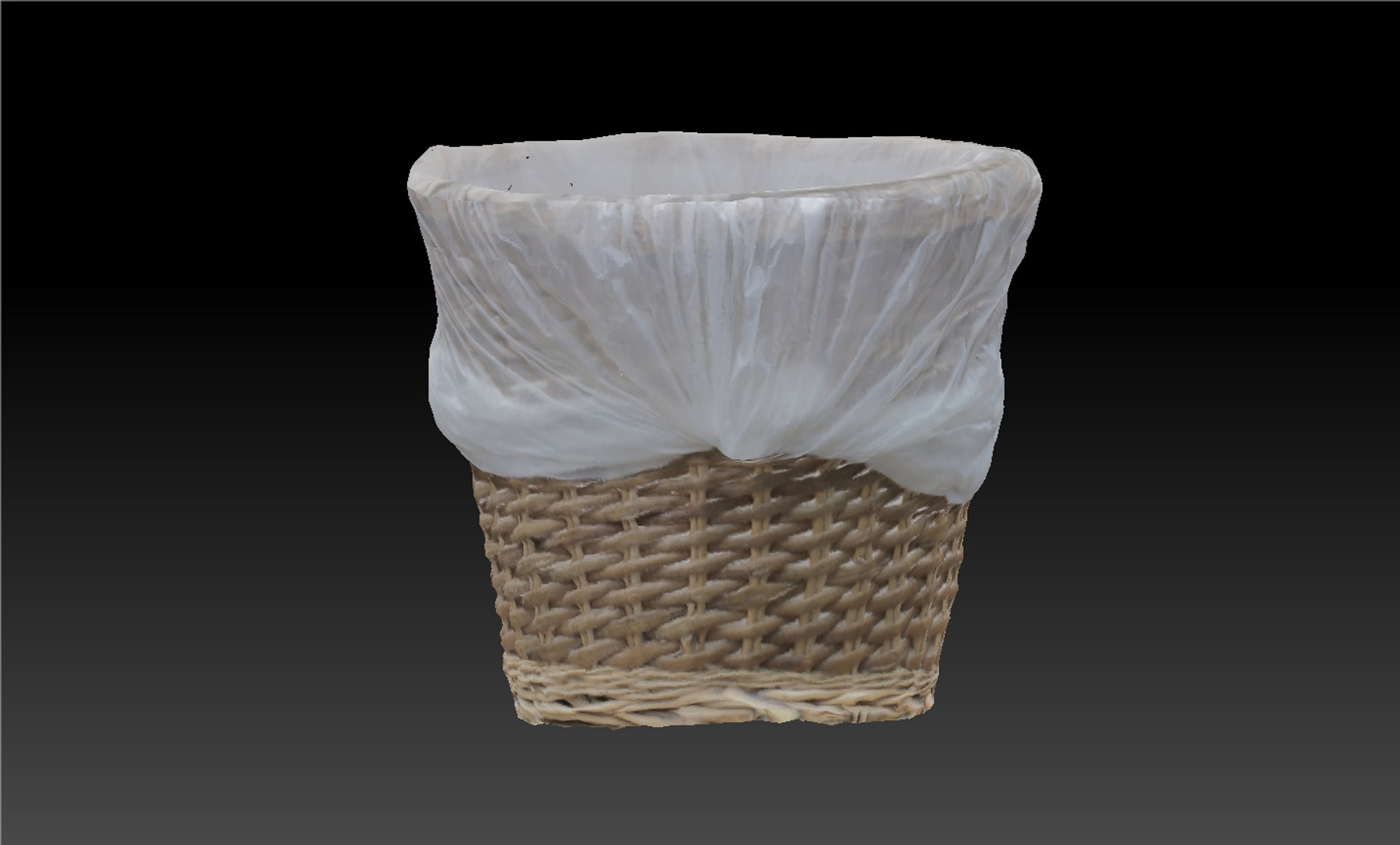 Waste paper basket 3D model - TurboSquid 1524901