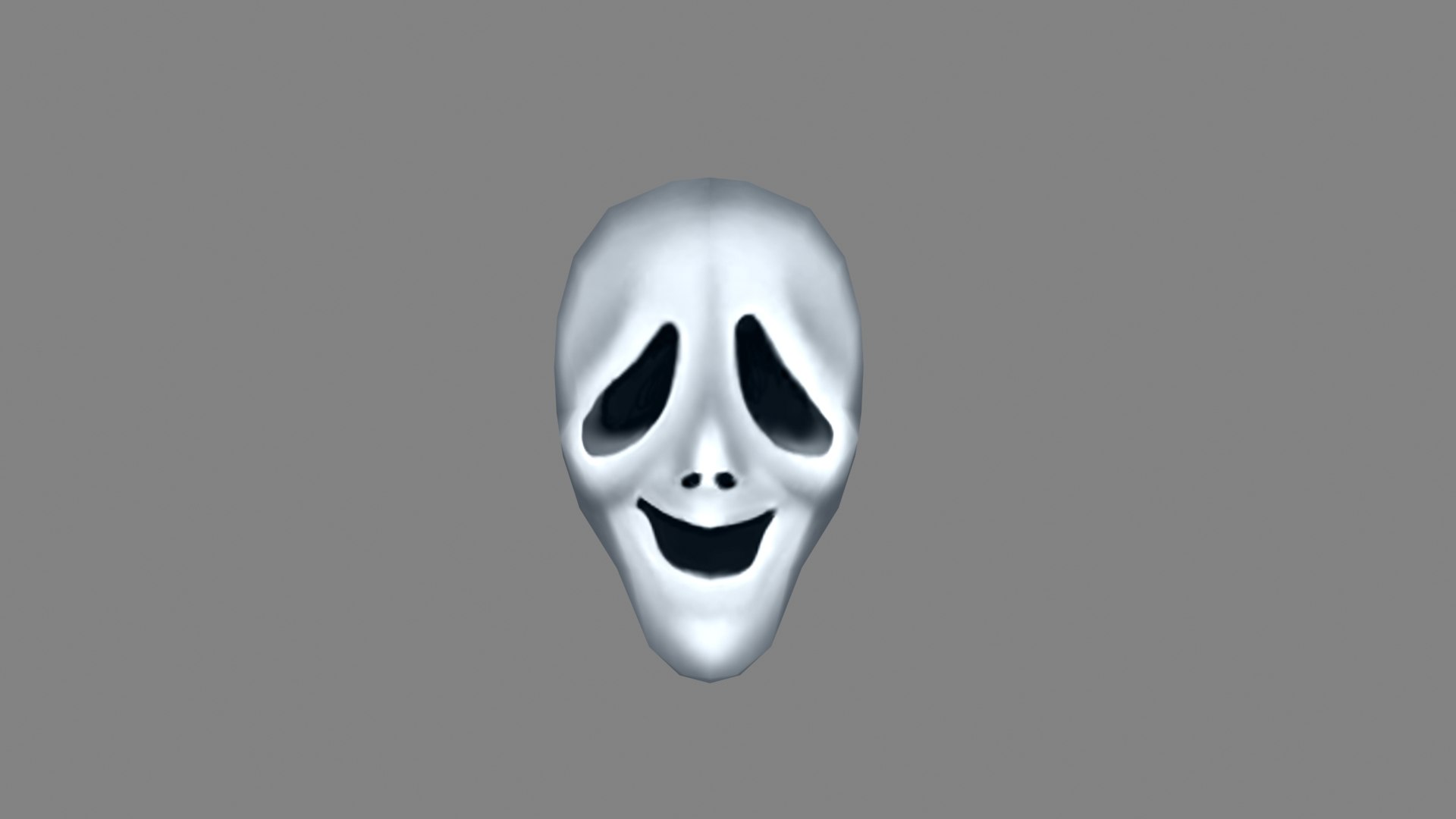 3D model ghost mask - halloween Low-poly 3D model - TurboSquid 1963972