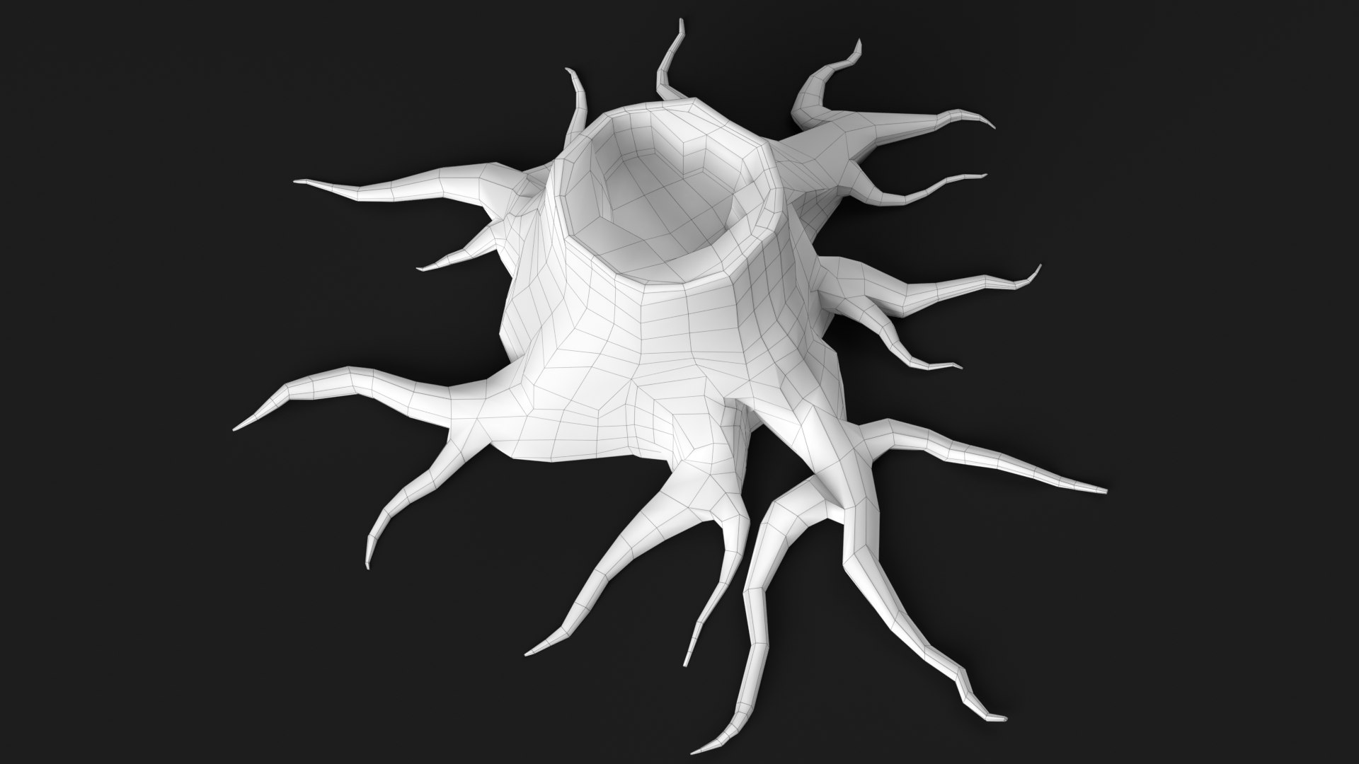 Cartoon Tree Stump Model - TurboSquid 1551064