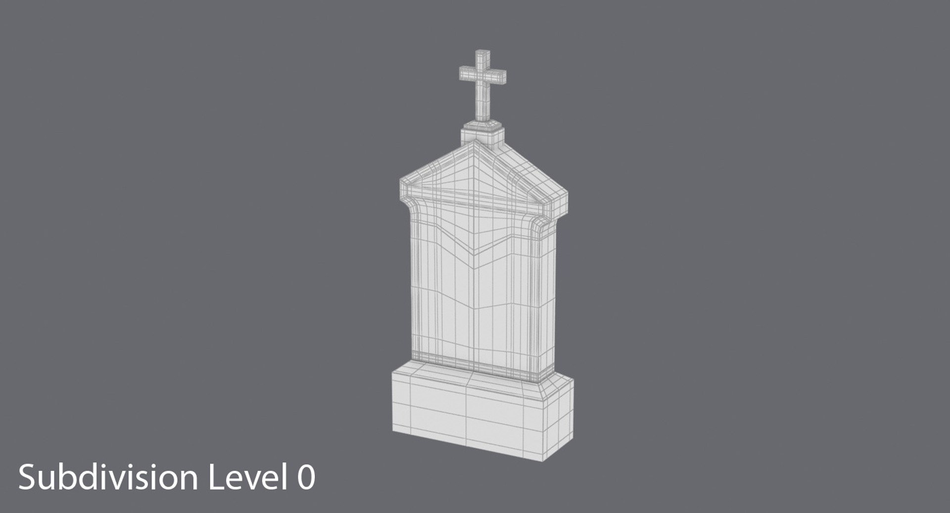 grave 3d model