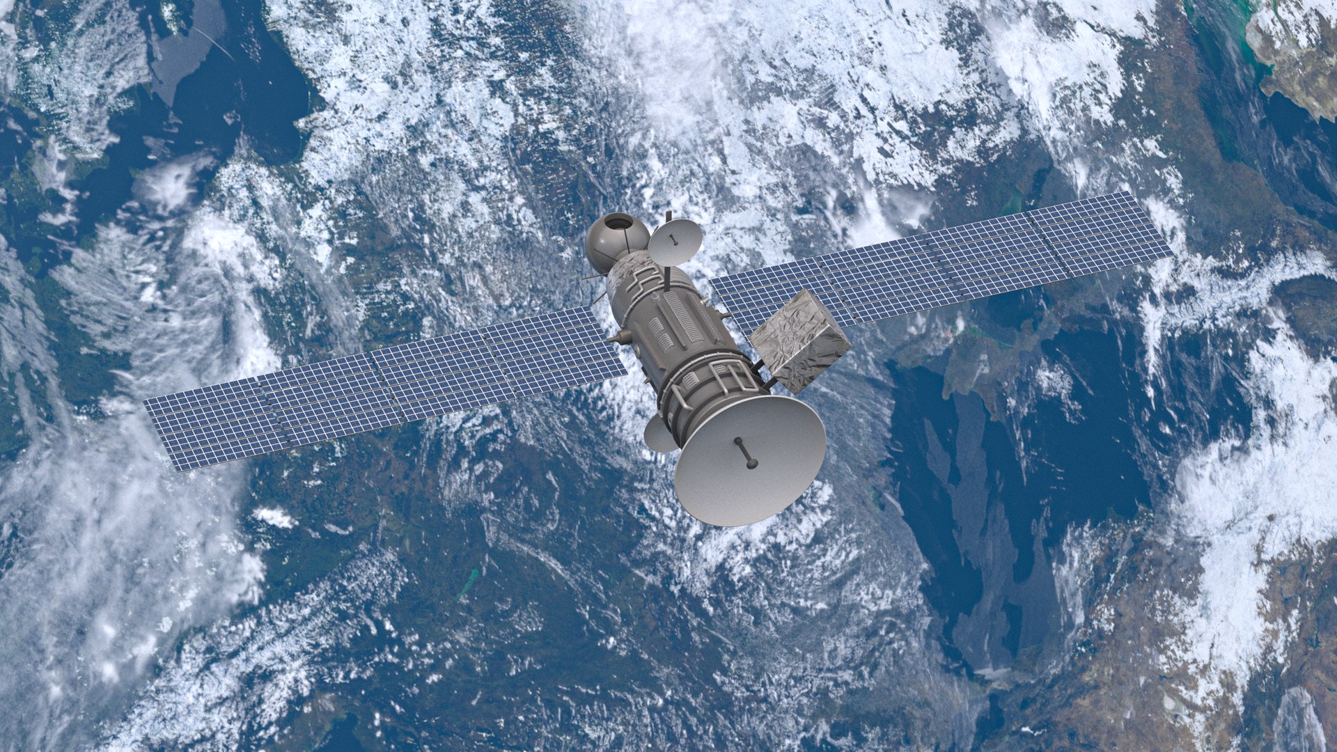 Weather Satellite 1 3D Model - TurboSquid 2282884