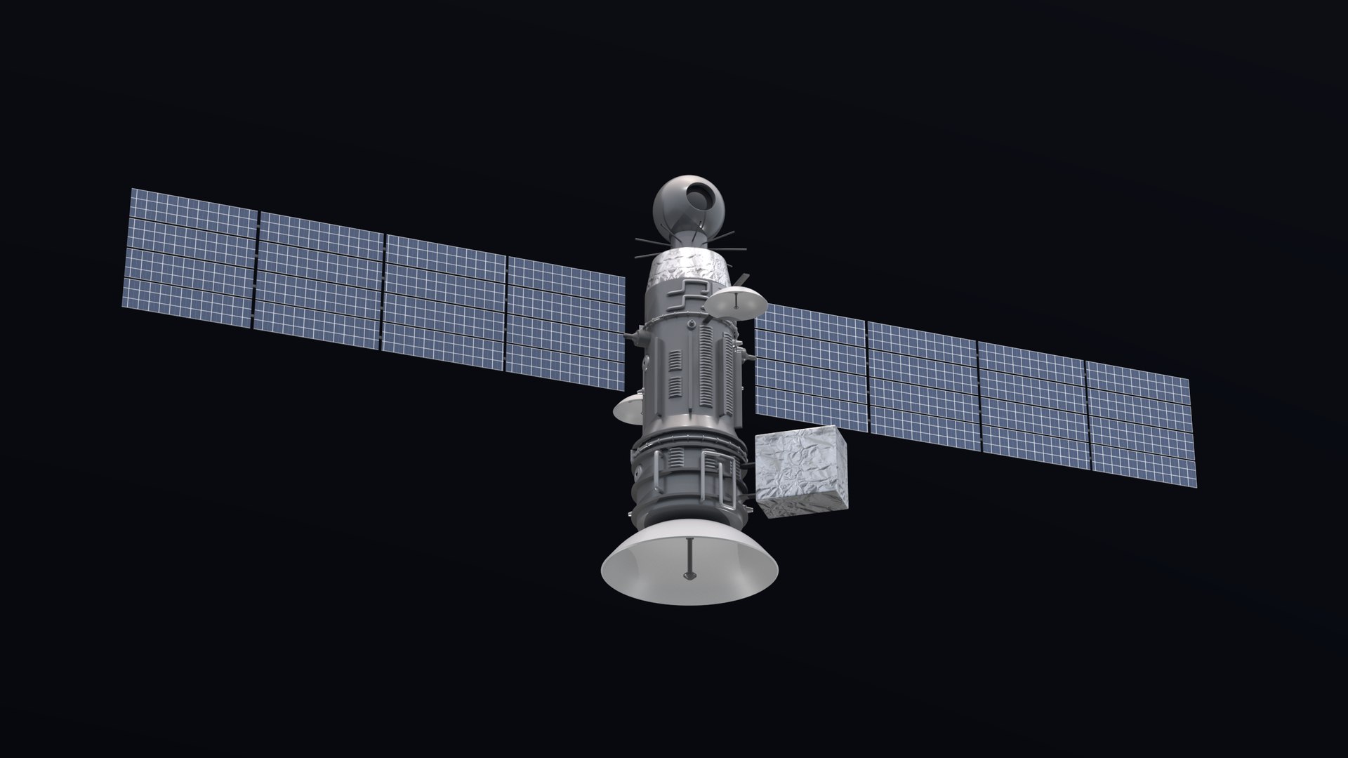 Weather Satellite 1 3D Model - TurboSquid 2282884