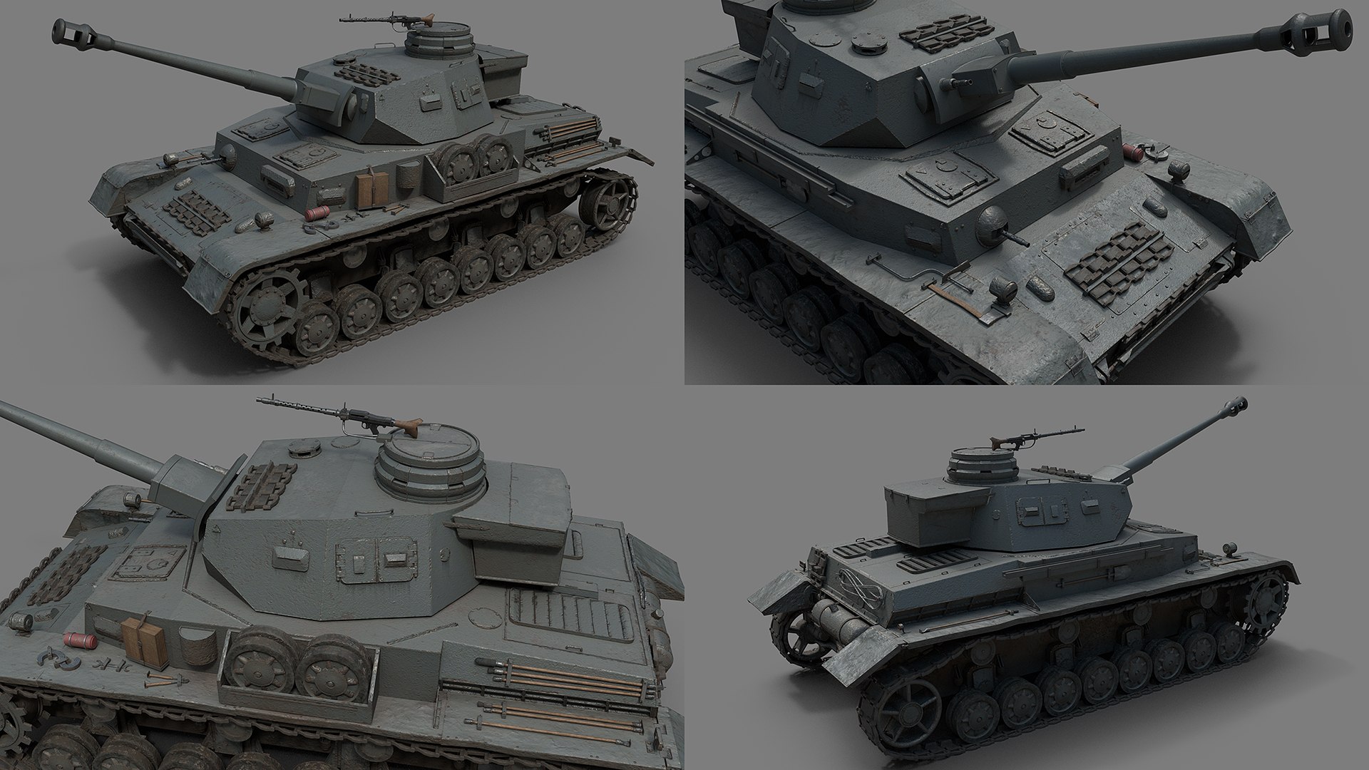 Pzkpfw Iv - Panzer Ww2 3D - TurboSquid 1416269
