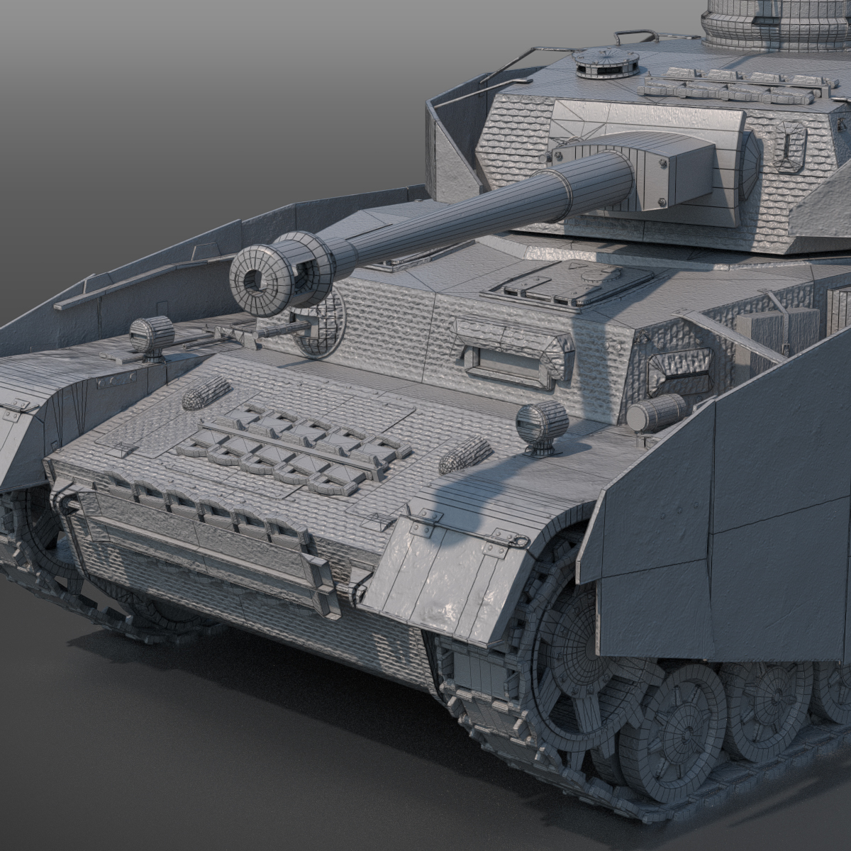 Pzkpfw iv - panzer ww2 3D - TurboSquid 1416269