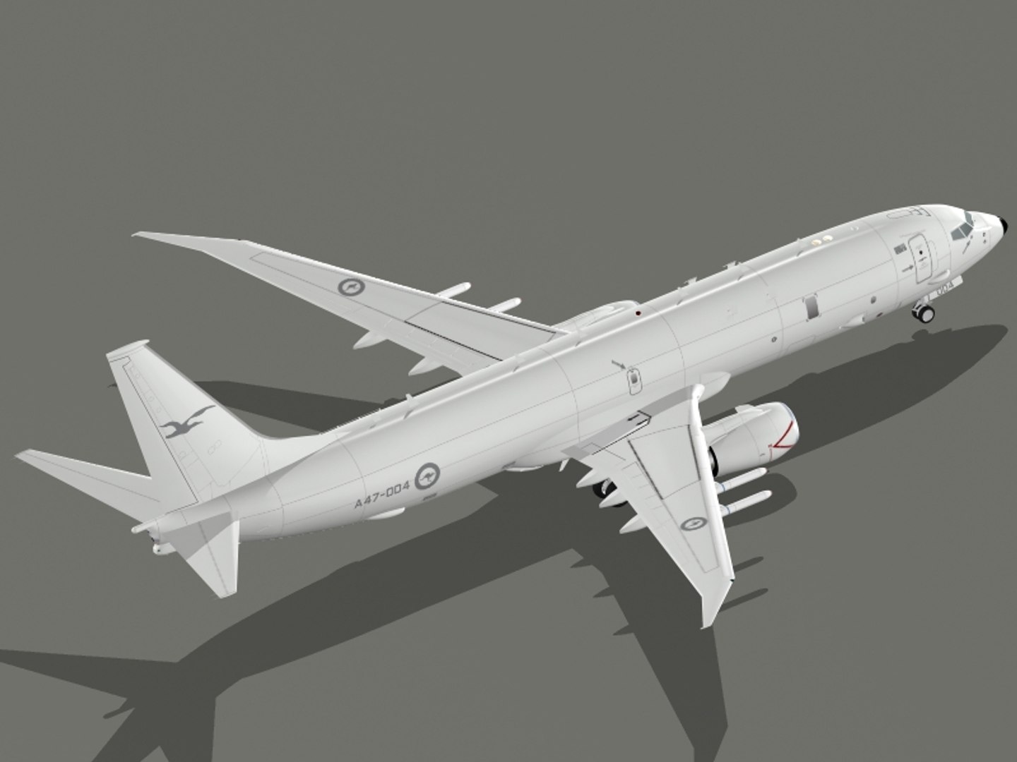 3D Model P-8A Poseidon Royal Australian Air Force - RAAF - TurboSquid ...