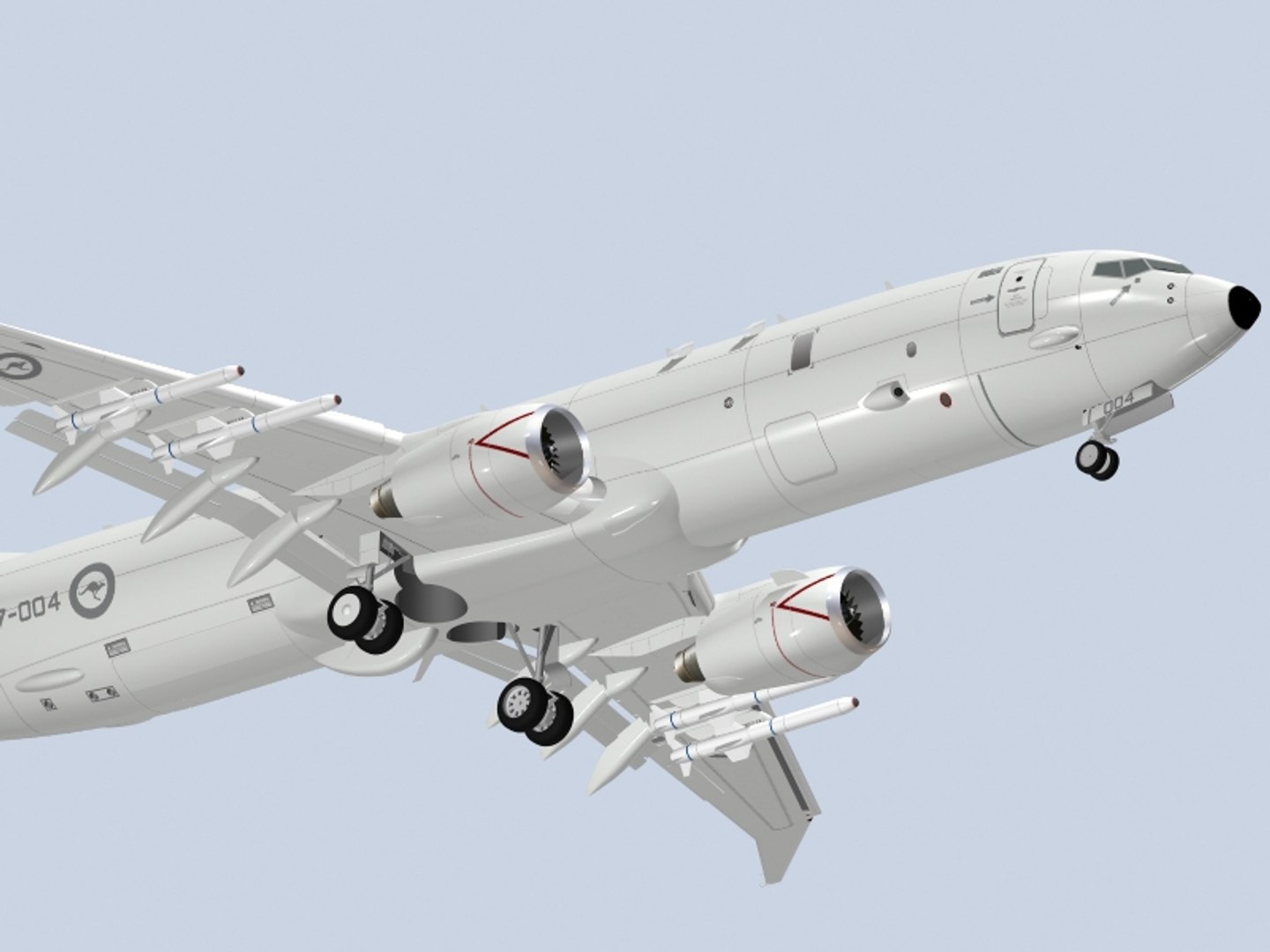 3D Model P-8A Poseidon Royal Australian Air Force - RAAF - TurboSquid ...