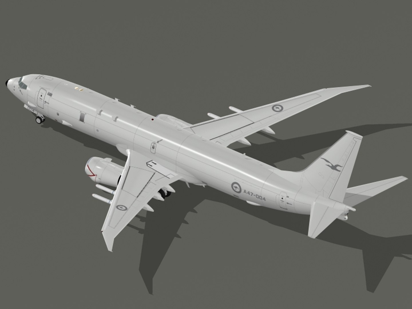 3D Model P-8A Poseidon Royal Australian Air Force - RAAF - TurboSquid ...