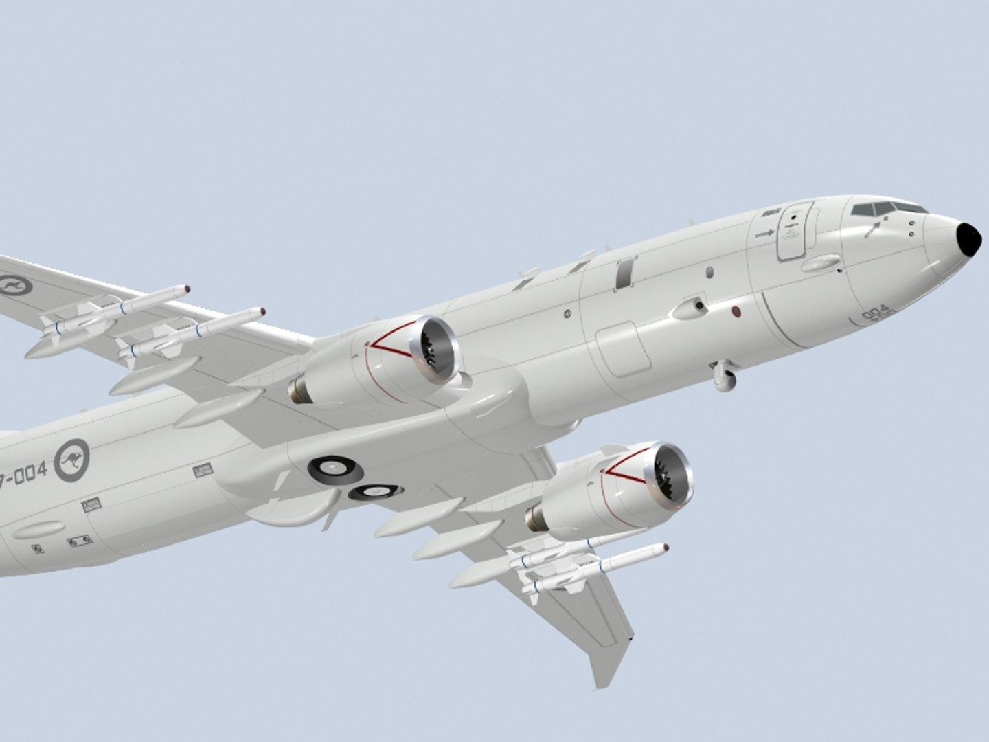3D Model P-8A Poseidon Royal Australian Air Force - RAAF - TurboSquid ...
