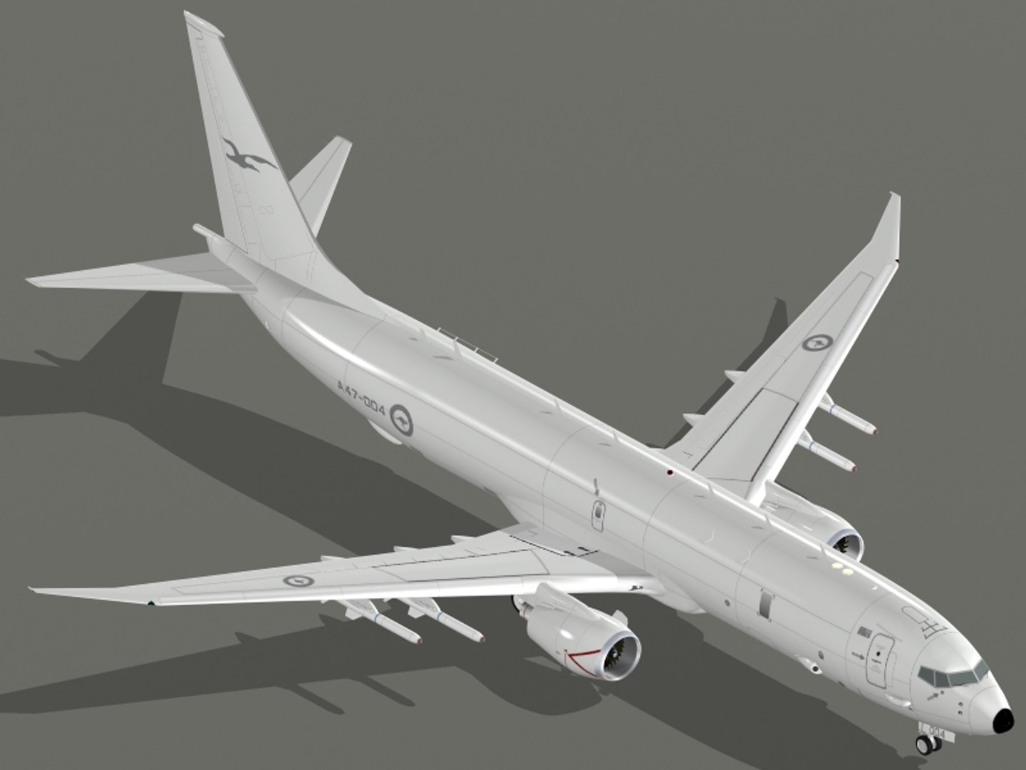 3D Model P-8A Poseidon Royal Australian Air Force - RAAF - TurboSquid ...
