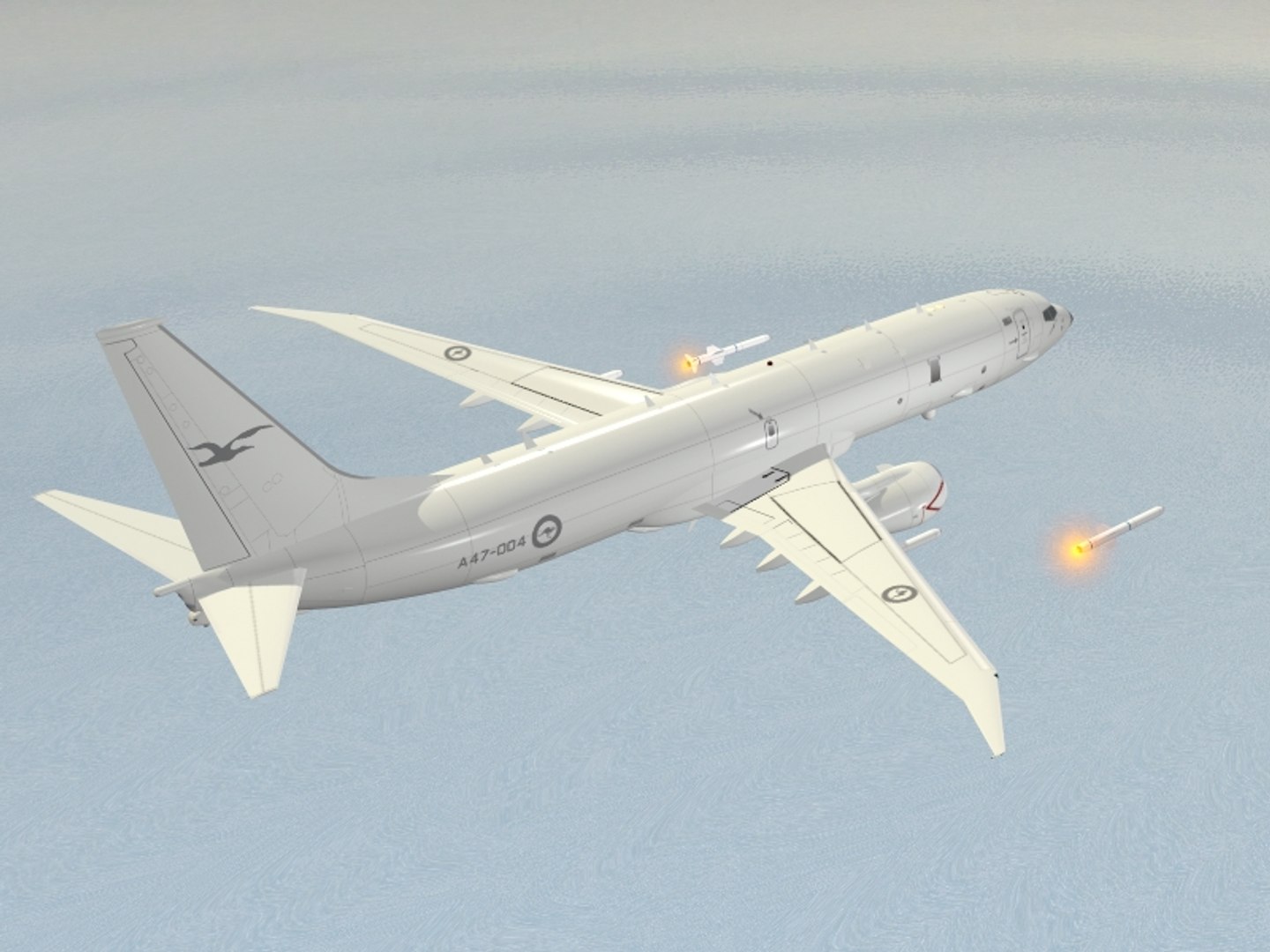 3D Model P-8A Poseidon Royal Australian Air Force - RAAF - TurboSquid ...