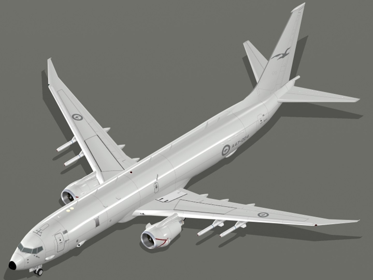 3D Model P-8A Poseidon Royal Australian Air Force - RAAF - TurboSquid ...