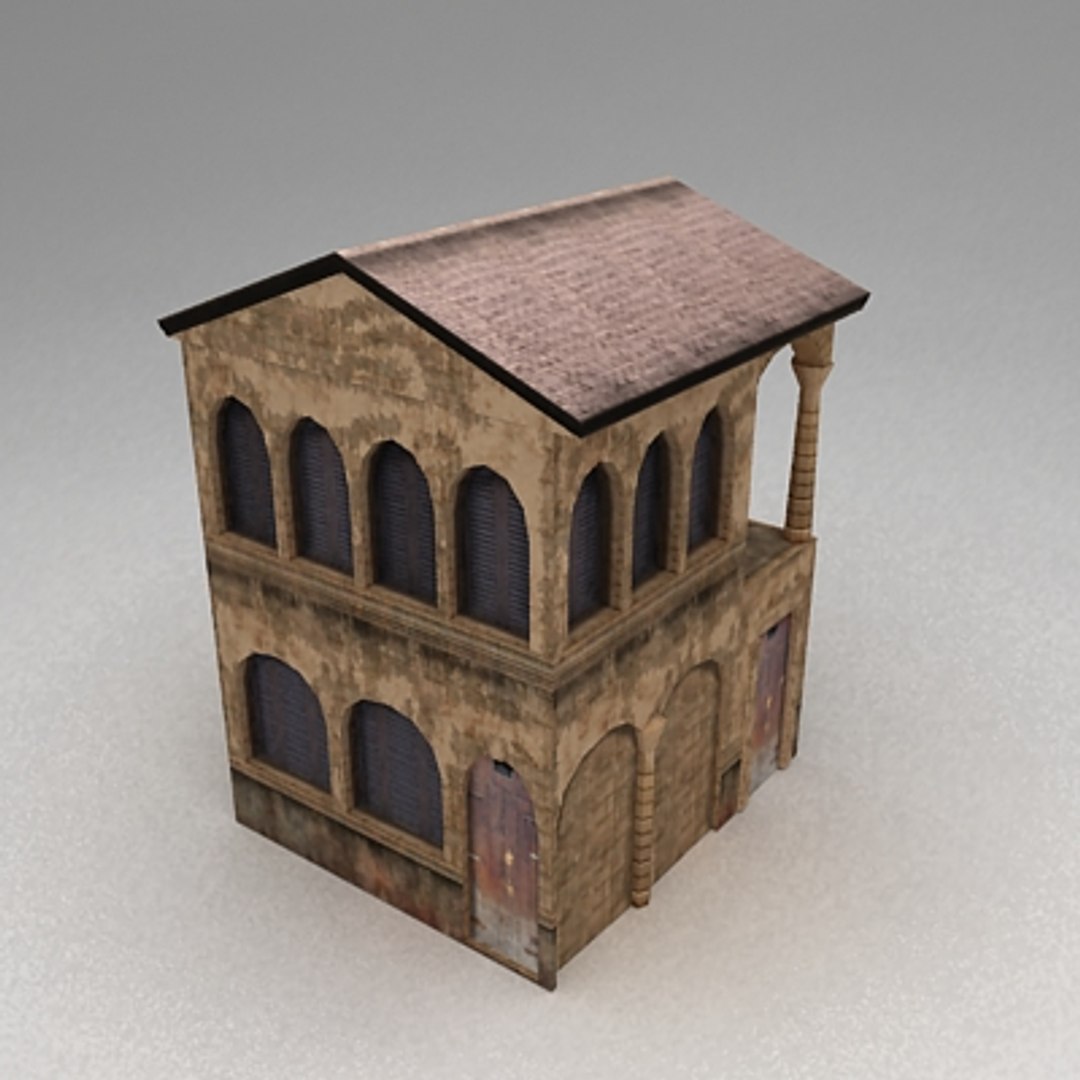 Arab Building 3d Model