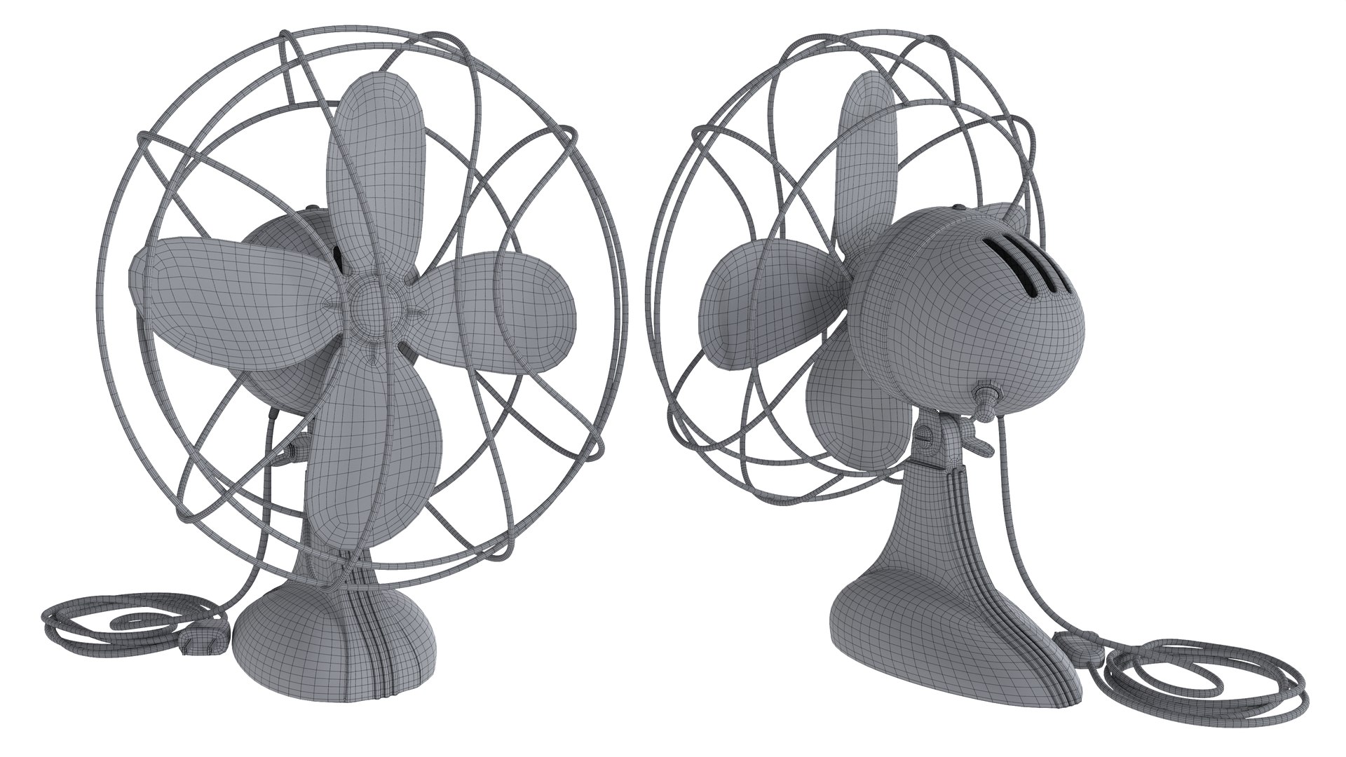 Vintage Fan 3D Model - TurboSquid 2148046