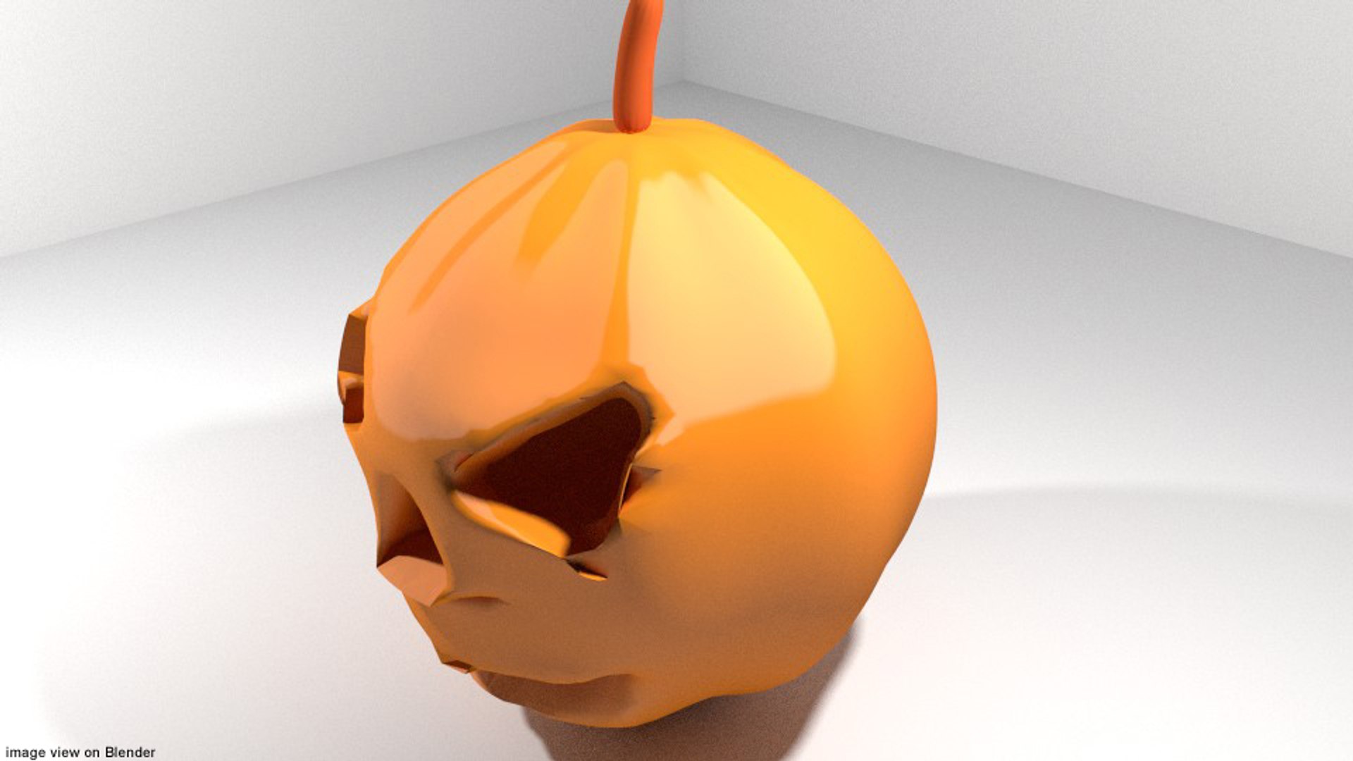 Character Horror Pumpkin 3d Model