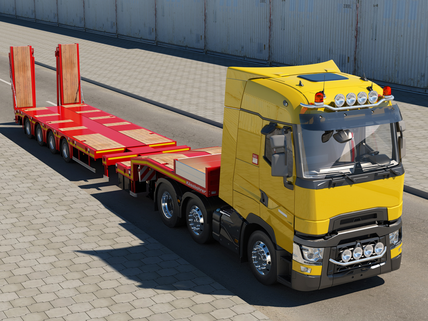 르노 T FlatBed 3D 모델 - TurboSquid 1140949