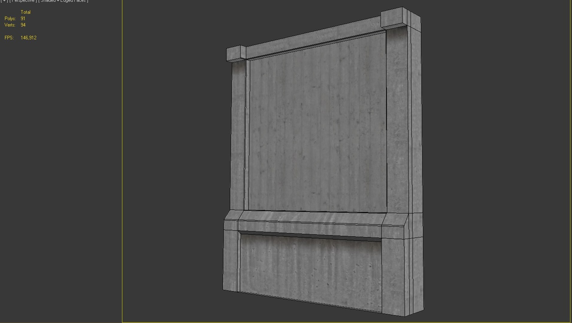 3D ready wall model - TurboSquid 1473786