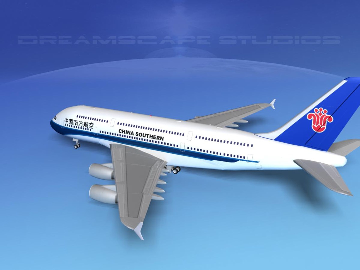 3d model airbus a380