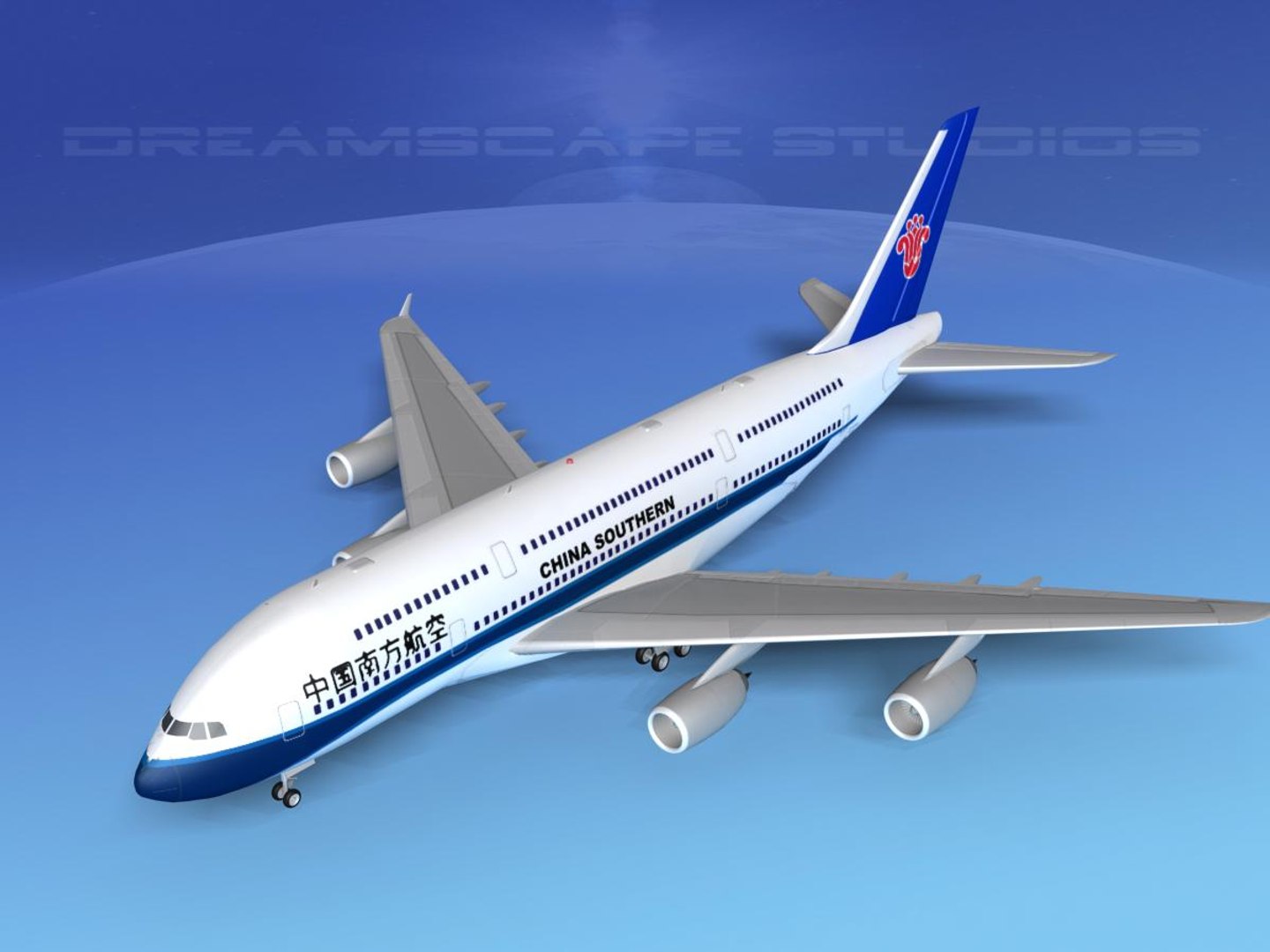 3d model airbus a380
