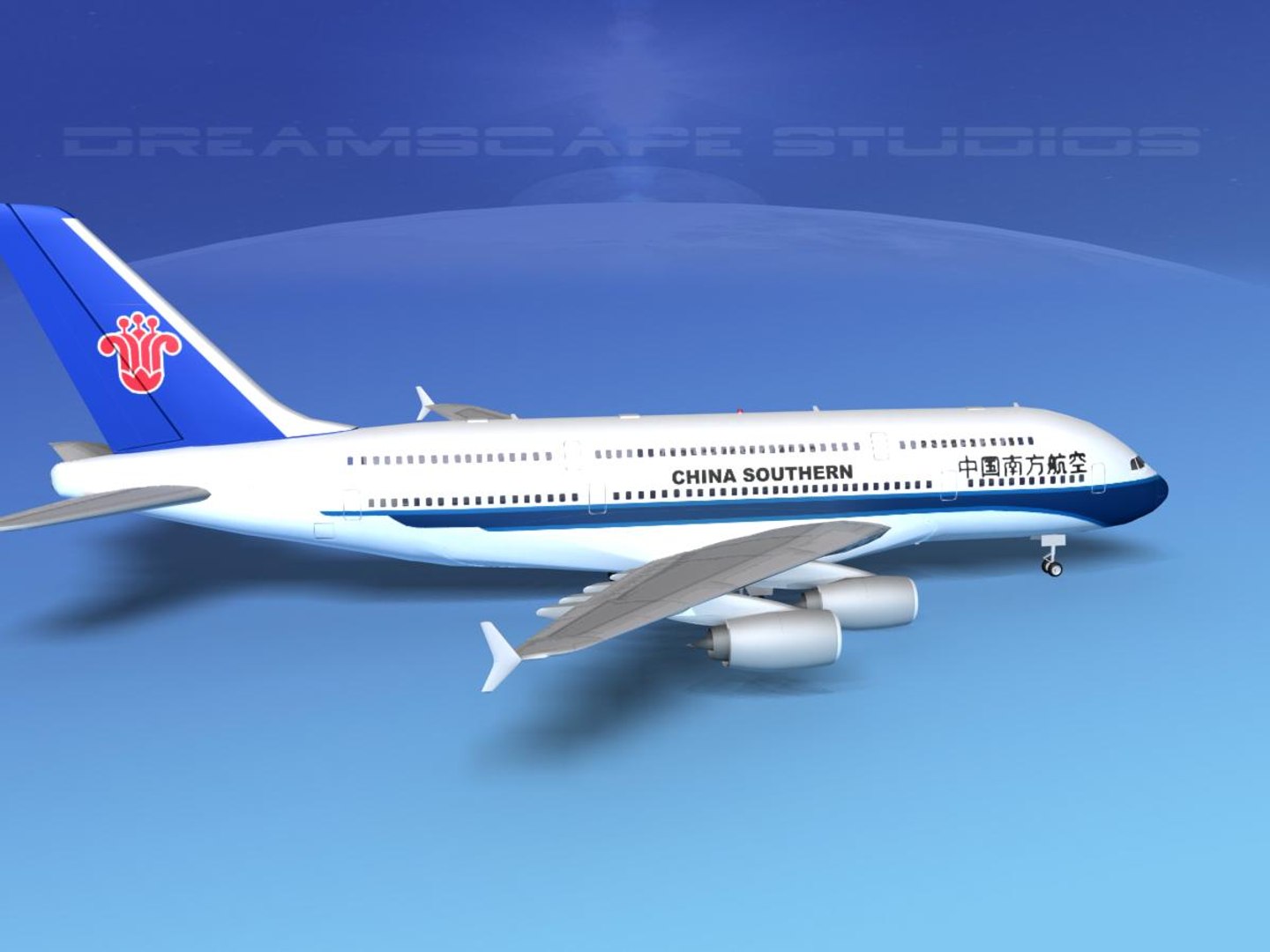 3d Model Airbus A380