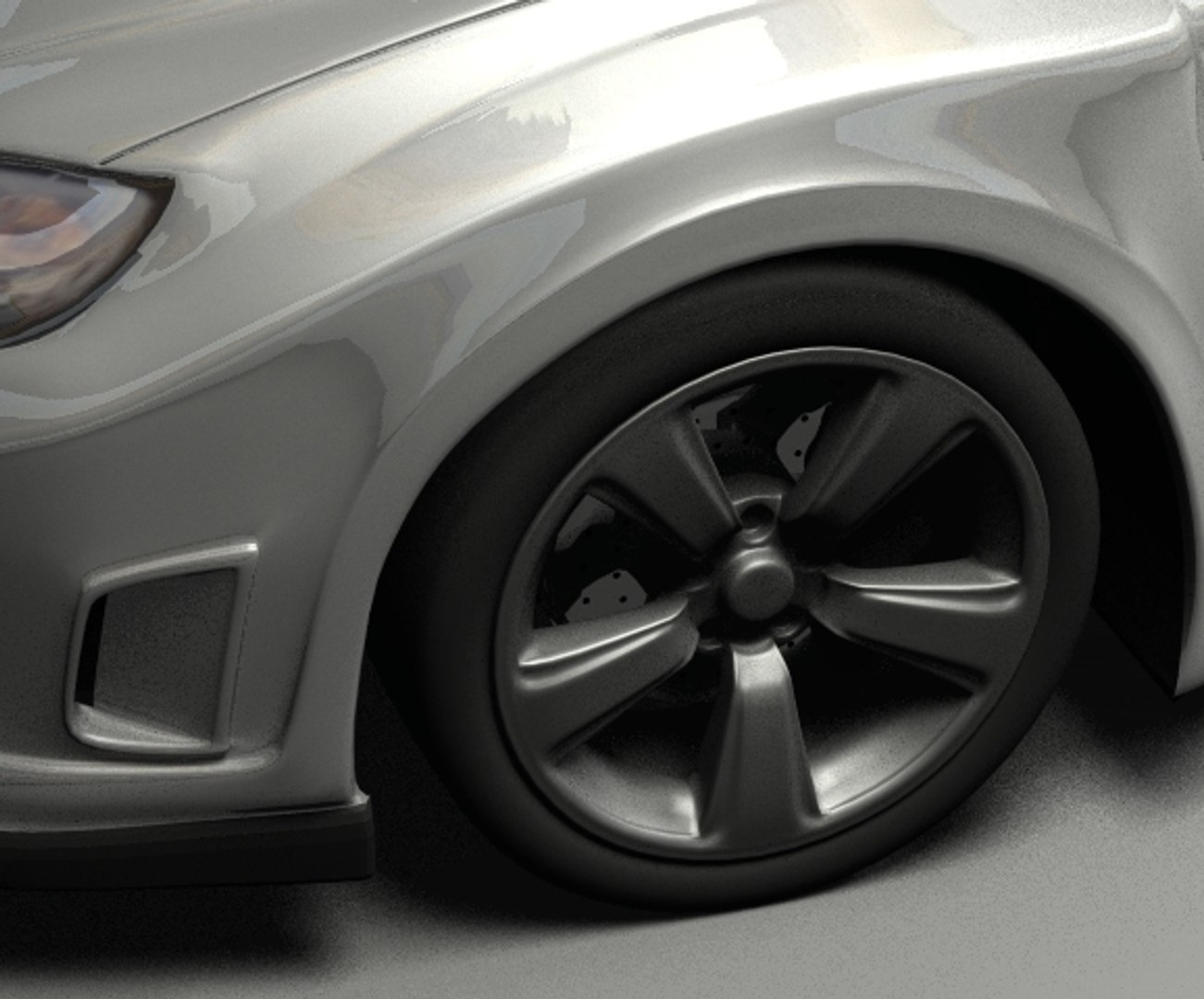 3d Model Of Subaru Impreza