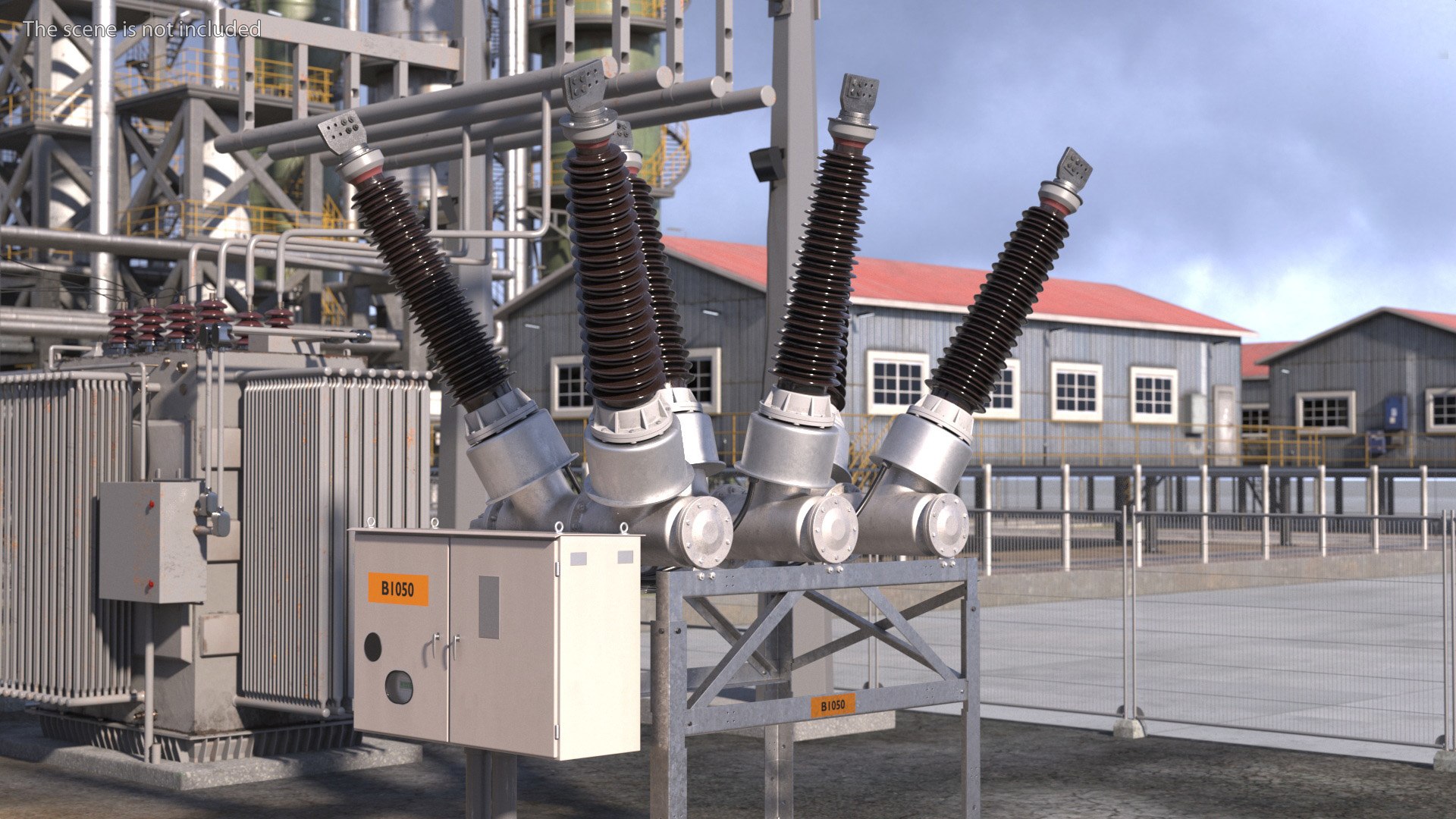 3D High Voltage Circuit Breaker Model - TurboSquid 2341230