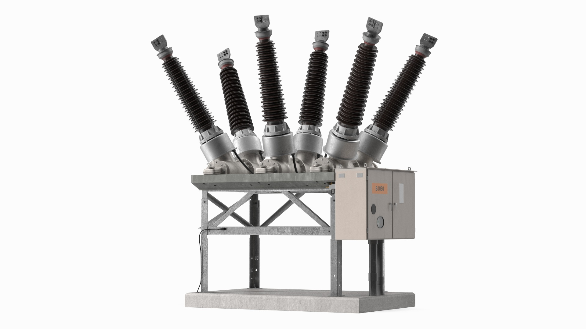 3D High Voltage Circuit Breaker Model - TurboSquid 2341230