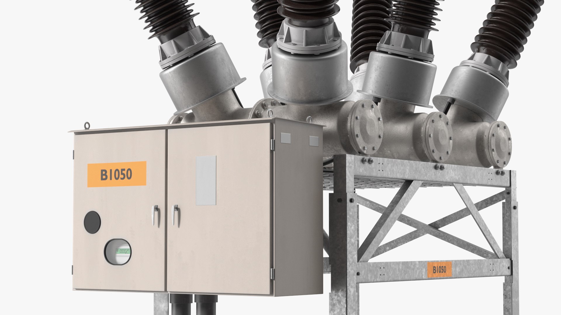 3D High Voltage Circuit Breaker Model - TurboSquid 2341230
