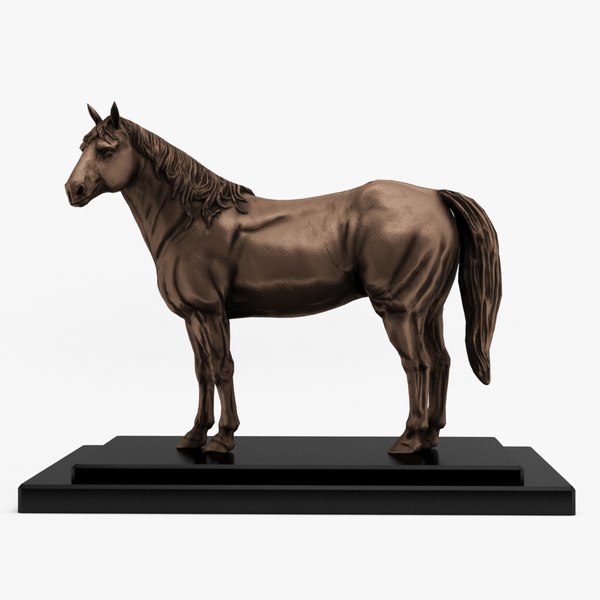 3d model horse sculpture sculpt