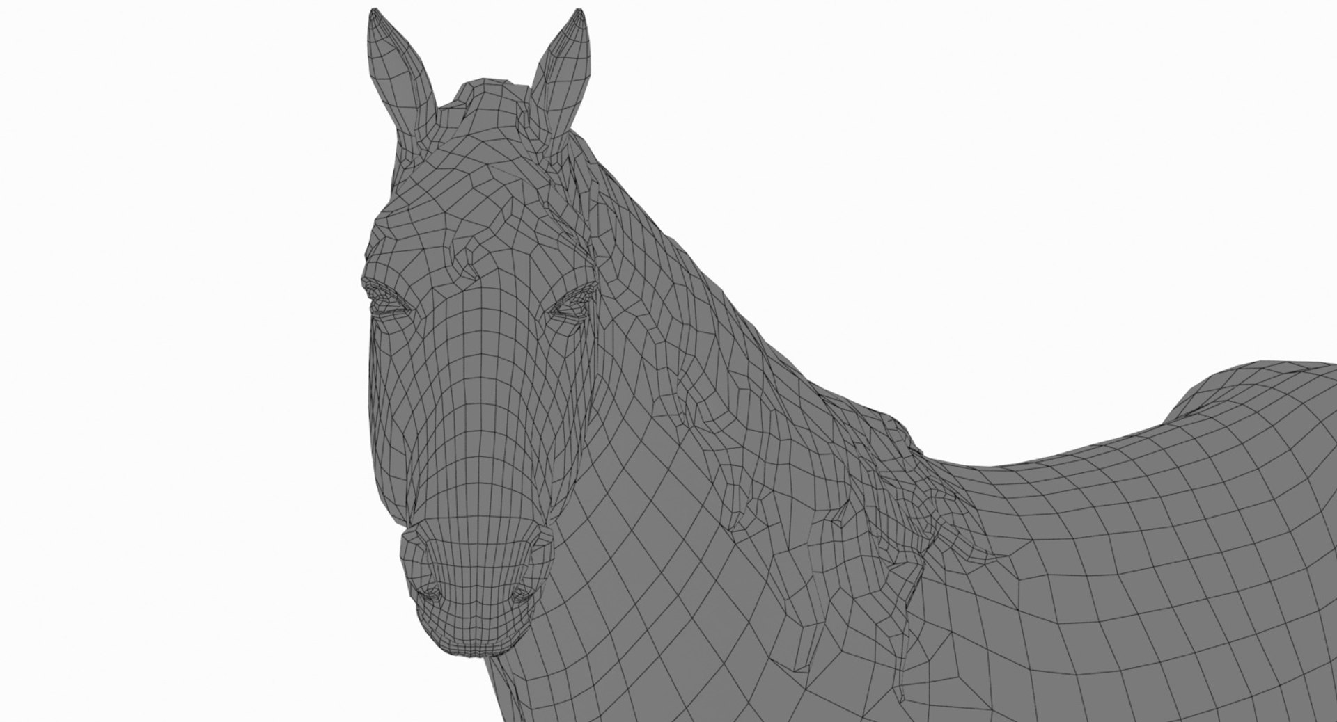 3d Model Horse Sculpture Sculpt
