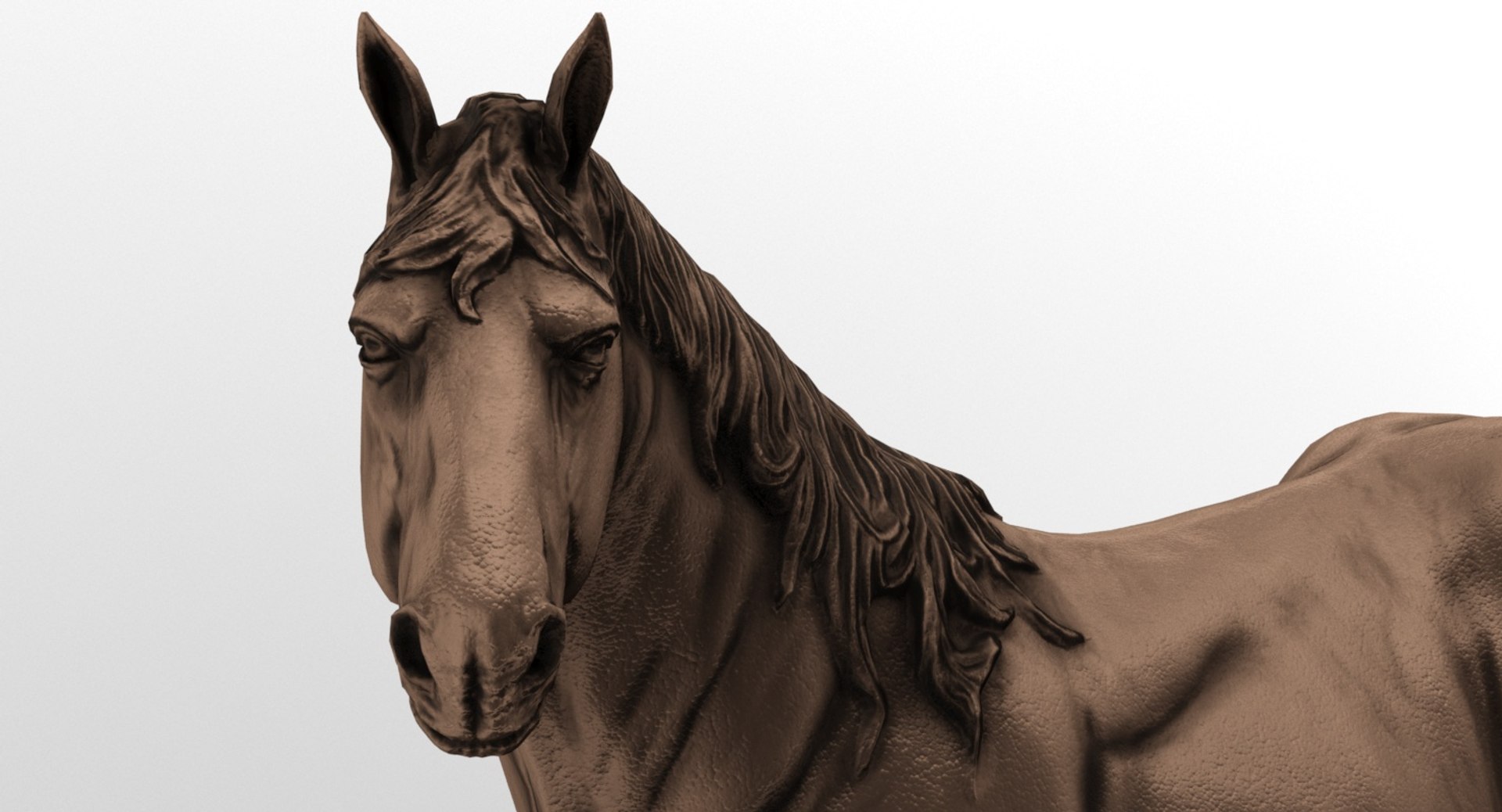 3d Model Horse Sculpture Sculpt