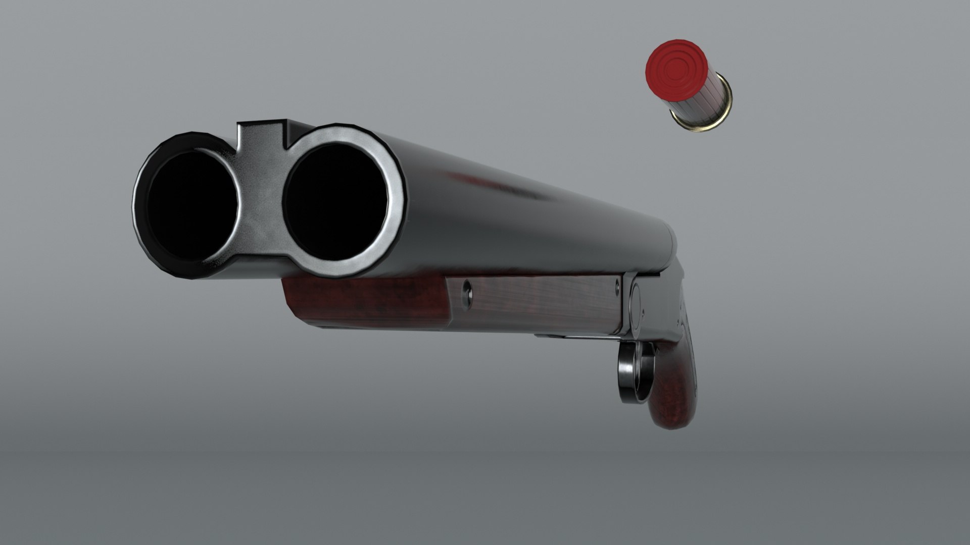 Shotgun gun 3D model - TurboSquid 1611190