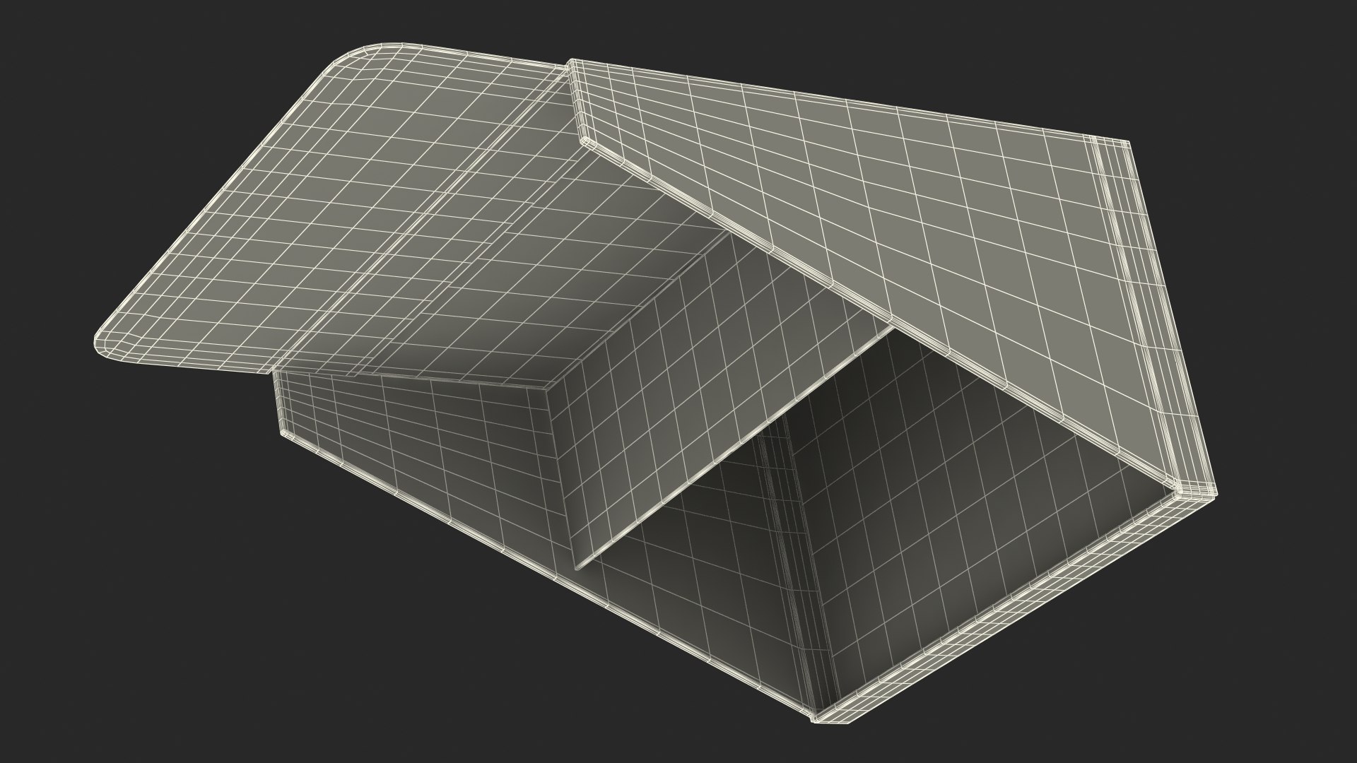 Carton Table Display Stand Triangular Red 3D model - TurboSquid 2132192