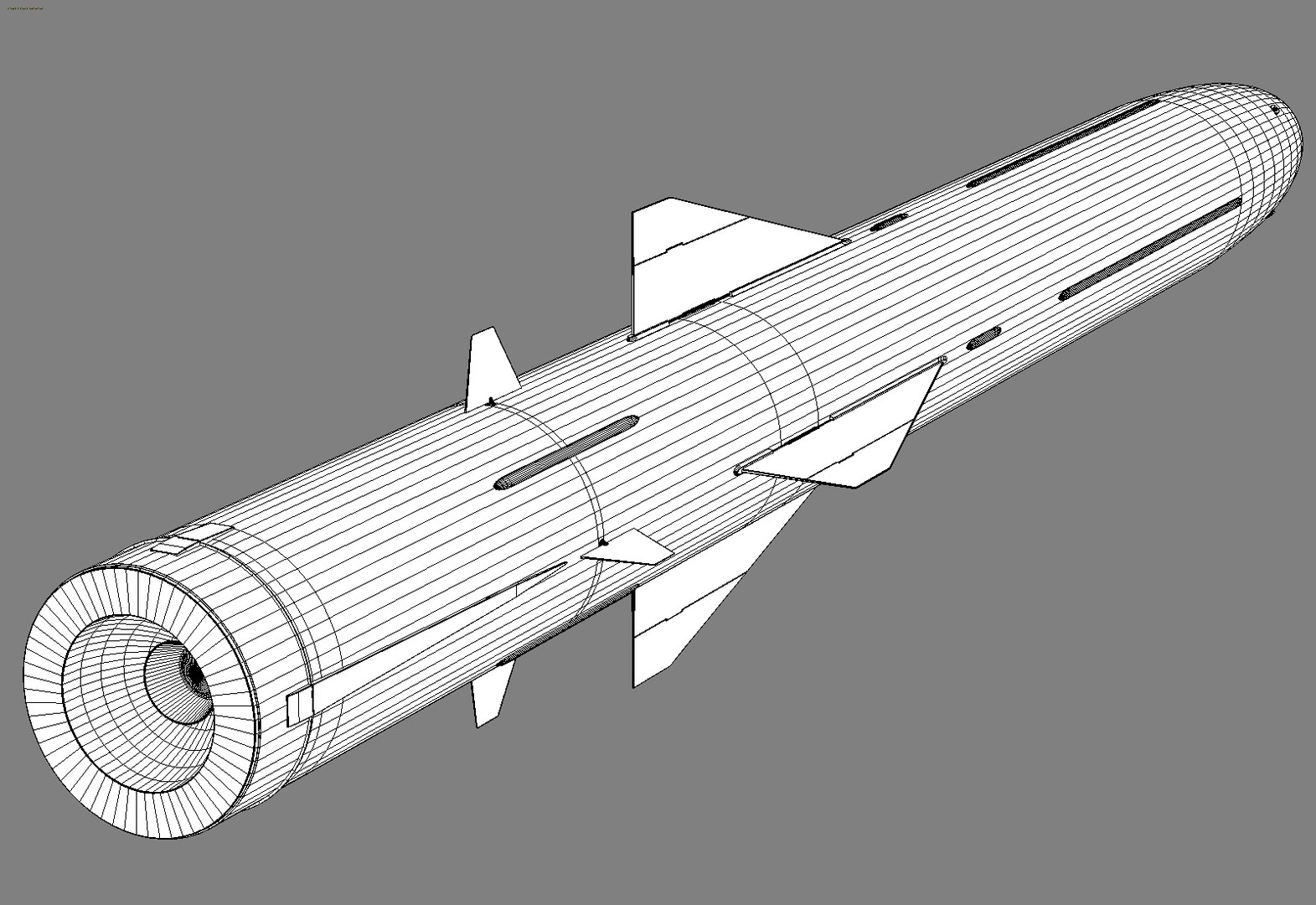 3d Brahmos Pj-10 Missile Model