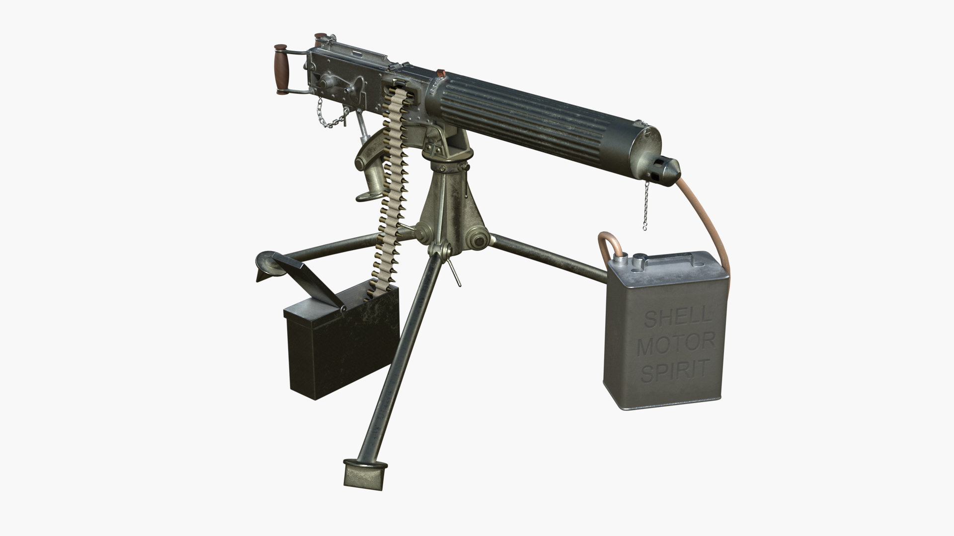 3D Machine Gun 8K PBR Textures - TurboSquid 2120895