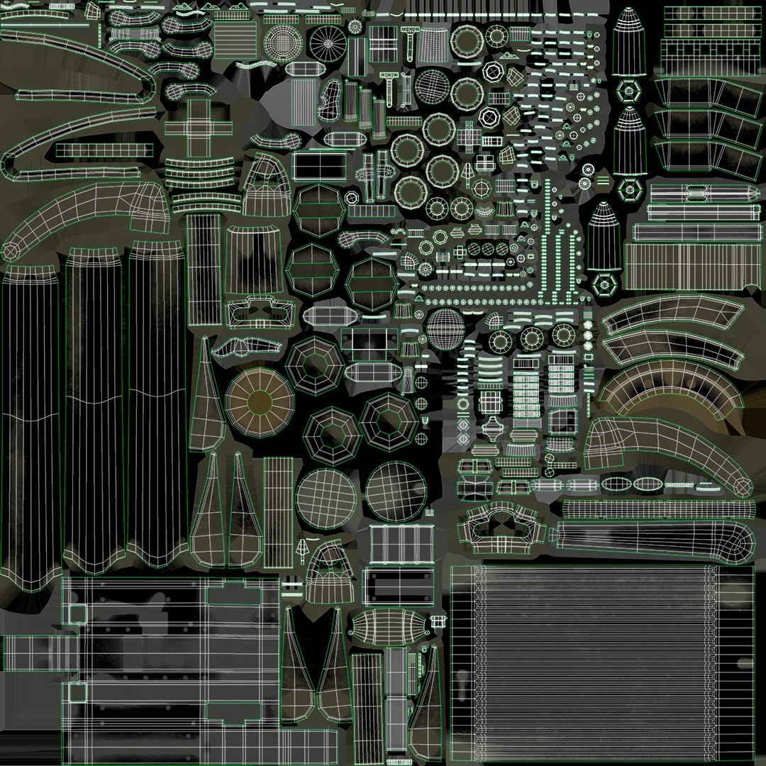 3D Machine Gun 8K PBR Textures - TurboSquid 2120895