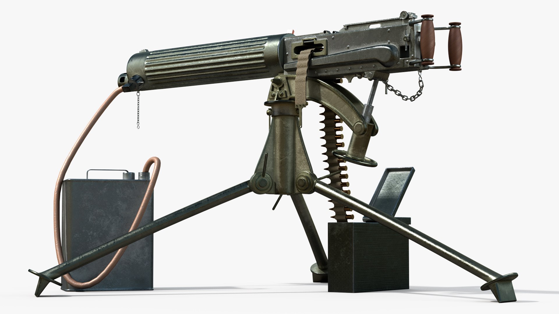 3D Machine Gun 8K PBR Textures - TurboSquid 2120895