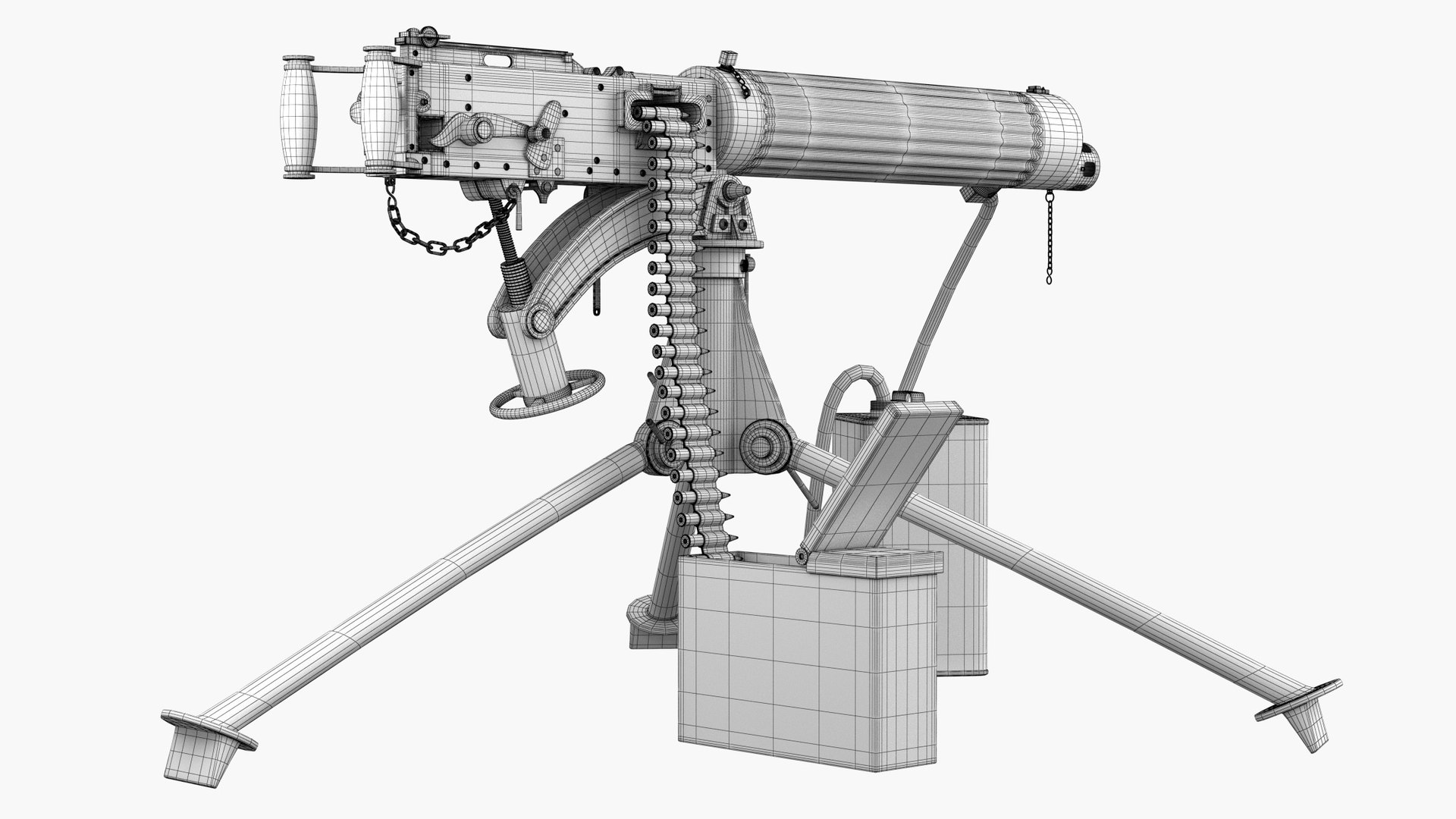 3D Machine Gun 8K PBR Textures - TurboSquid 2120895