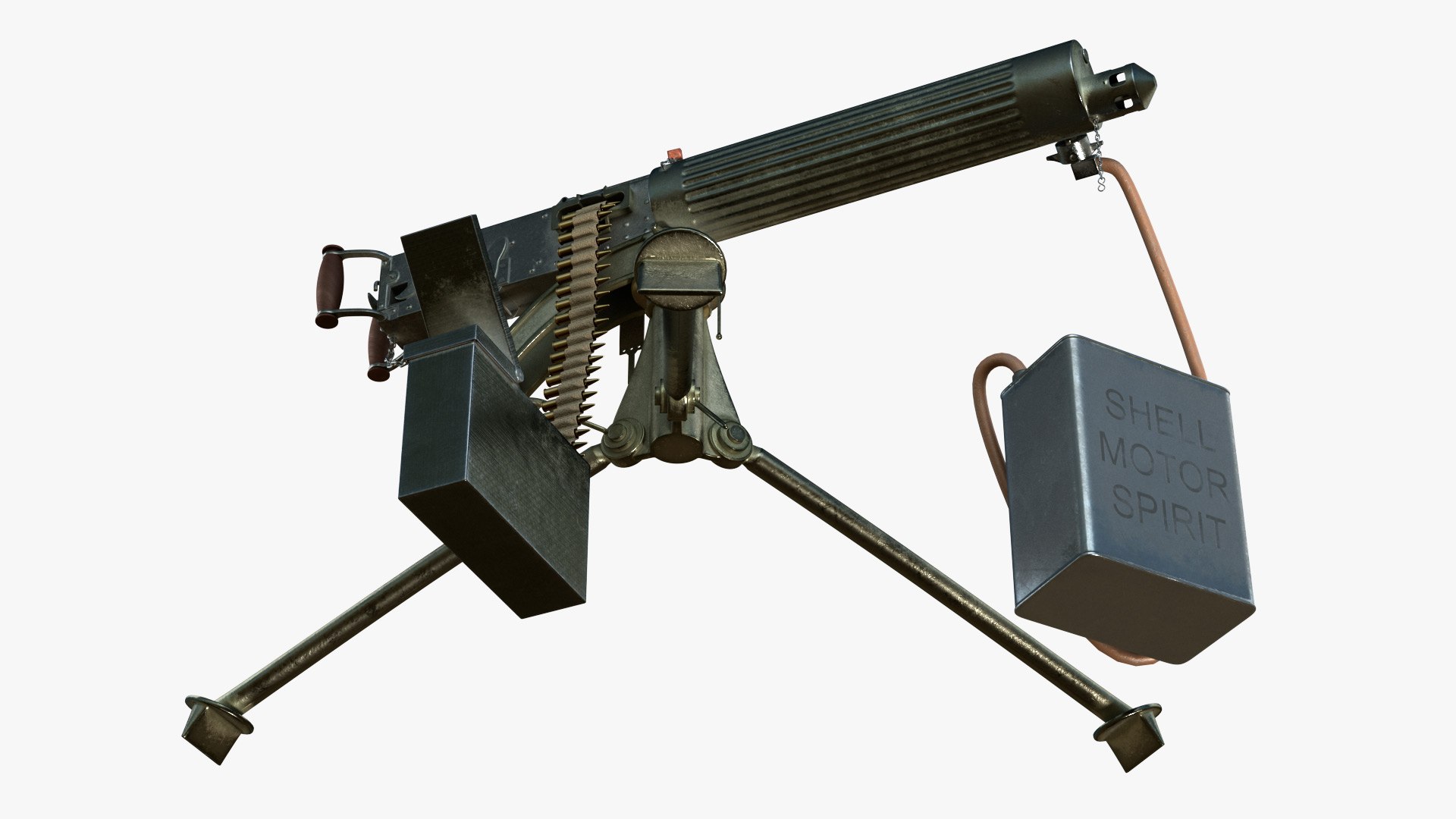 3D Machine Gun 8K PBR Textures - TurboSquid 2120895