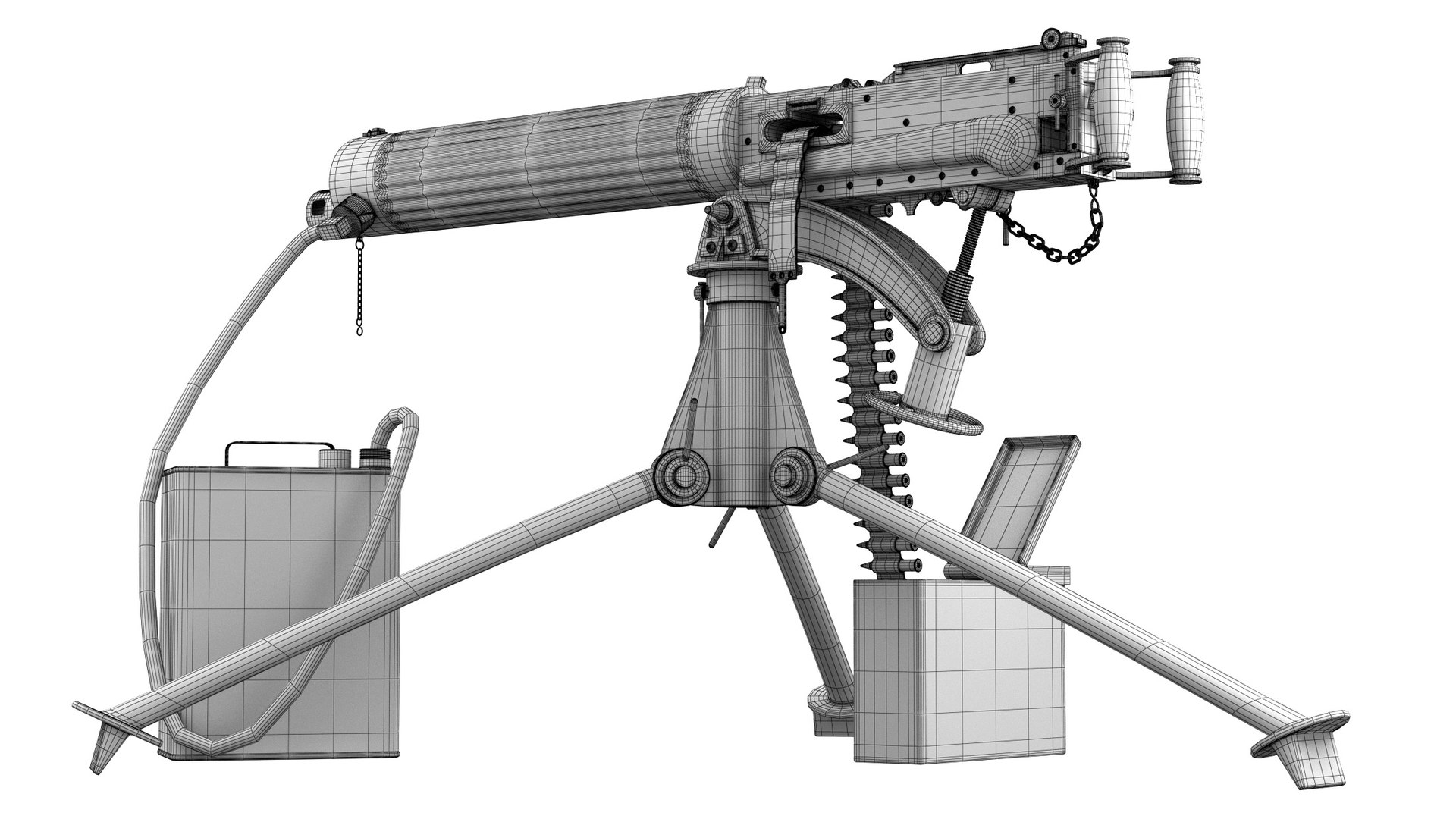 3D Machine Gun 8K PBR Textures - TurboSquid 2120895