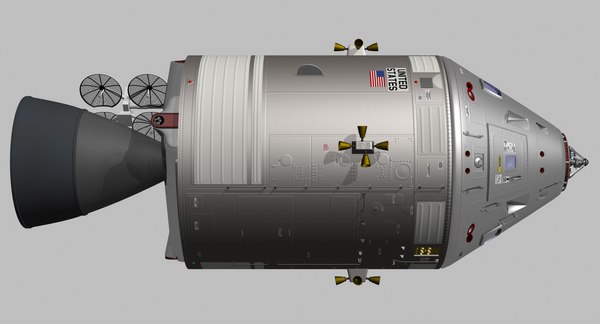 apollo command service module 3d model