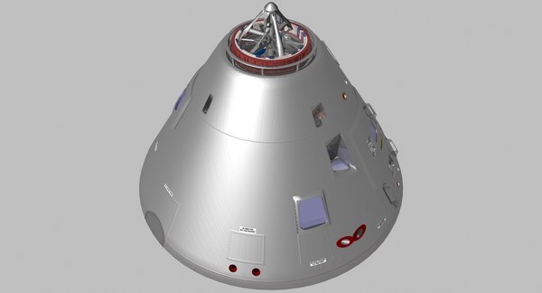 apollo command service module 3d model