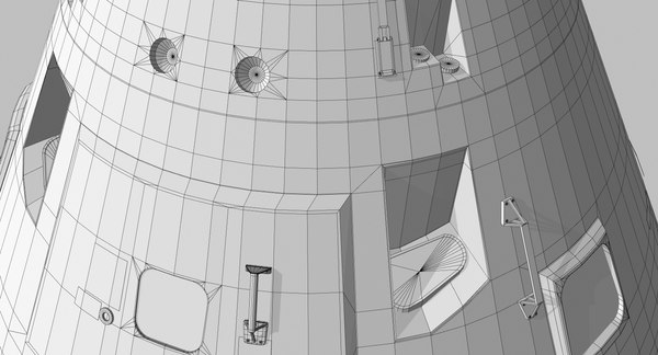 apollo command service module 3d model