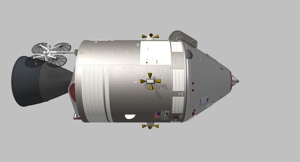 apollo command service module 3d model