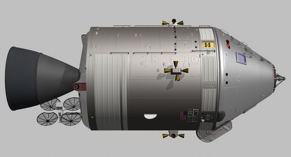 apollo command service module 3d model