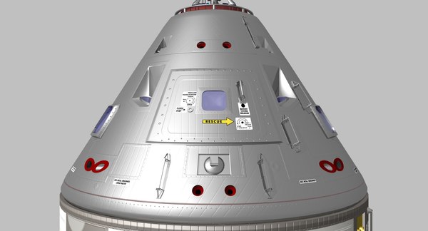 apollo command service module 3d model