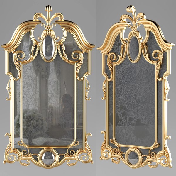 Classical mirror 5 model - TurboSquid 1916751