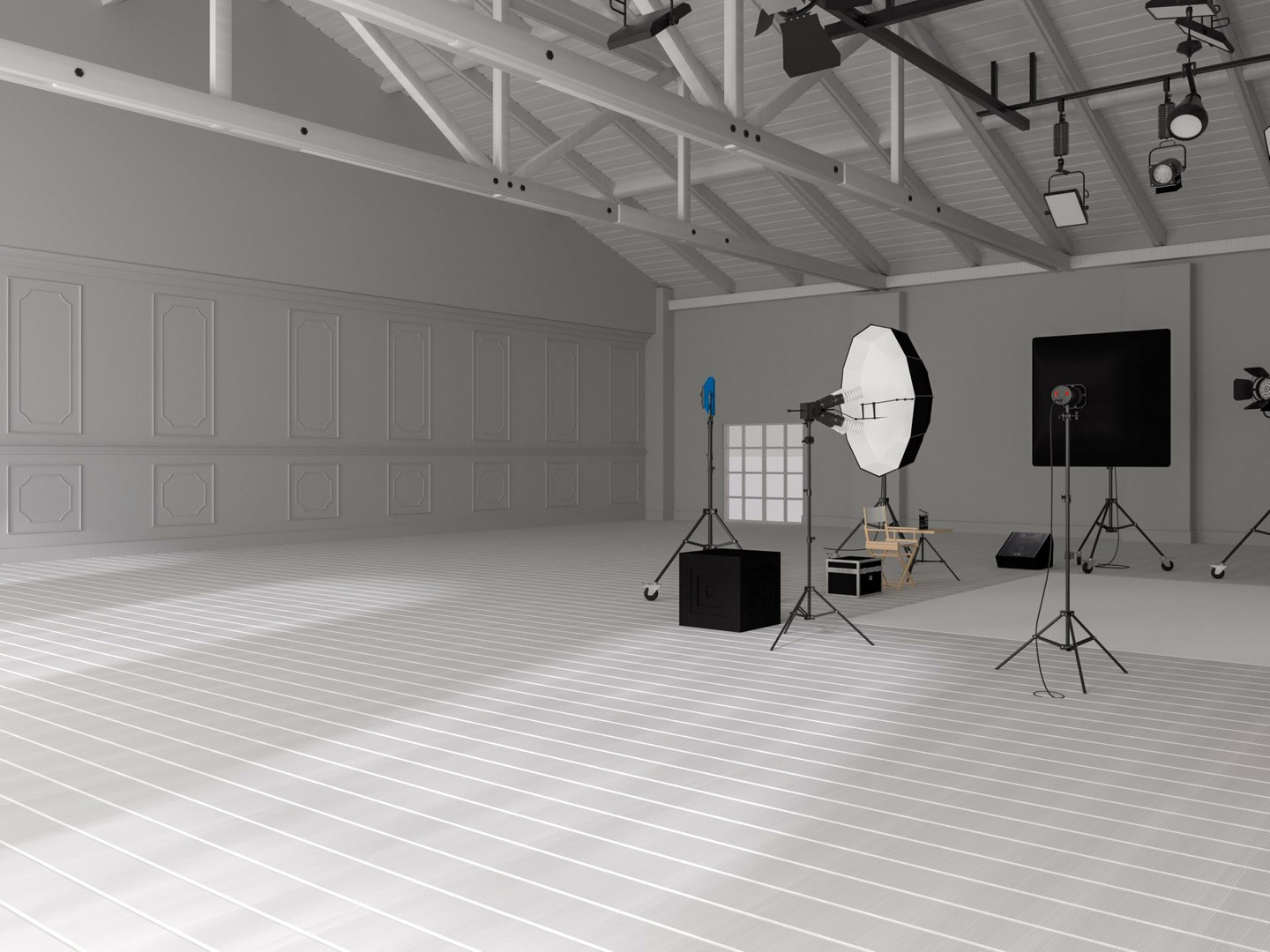 3D Photography Studio Scene 3 Model - TurboSquid 2084696