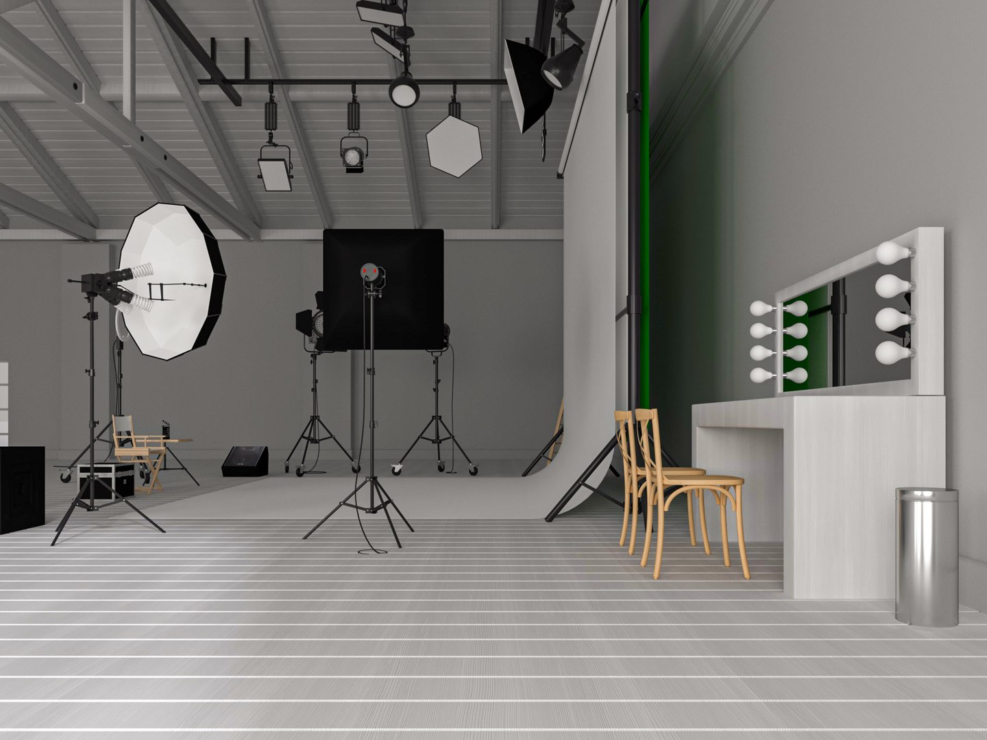 3D Photography Studio Scene 3 Model - TurboSquid 2084696